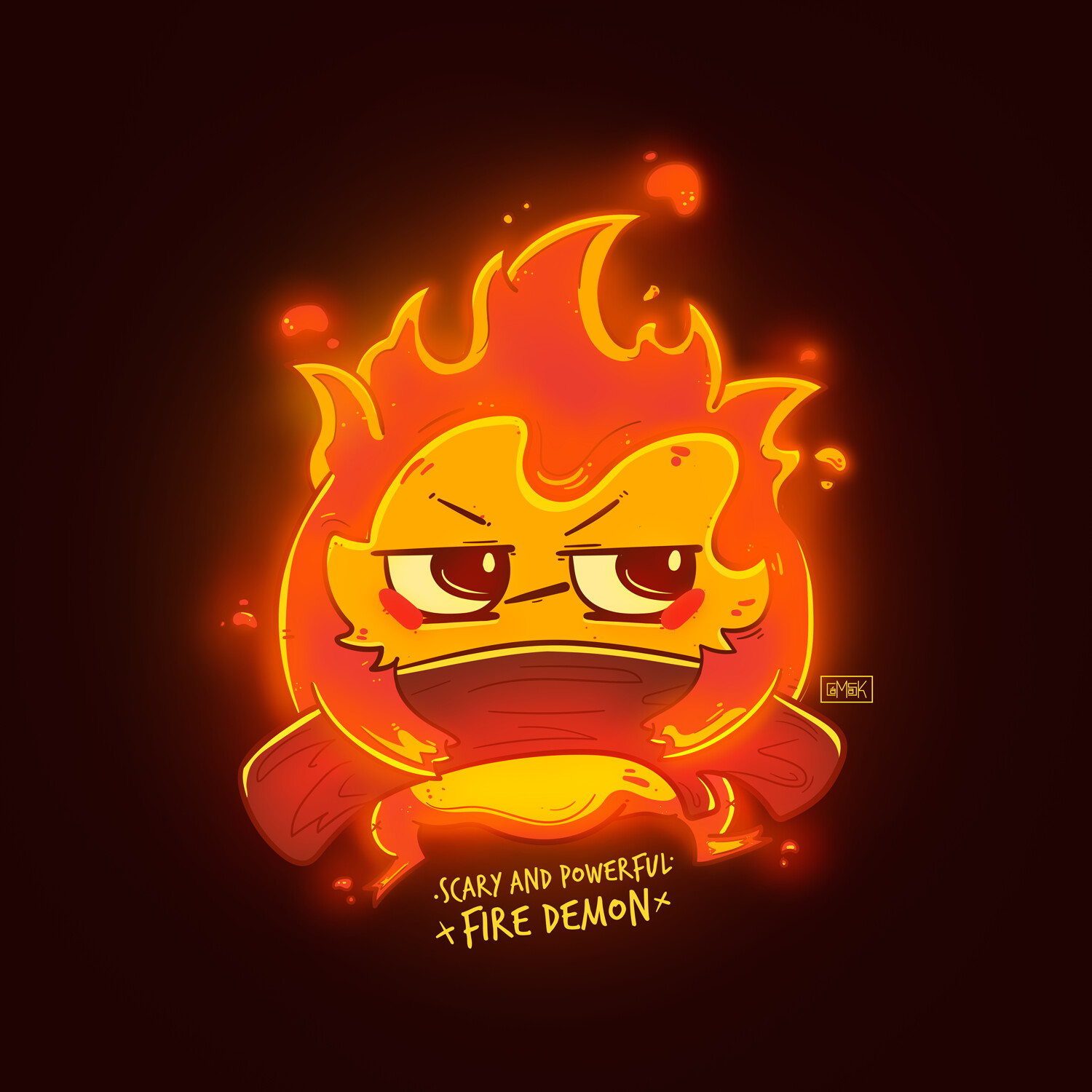 ArtStation - Howl's Moving Castle - Calcifer