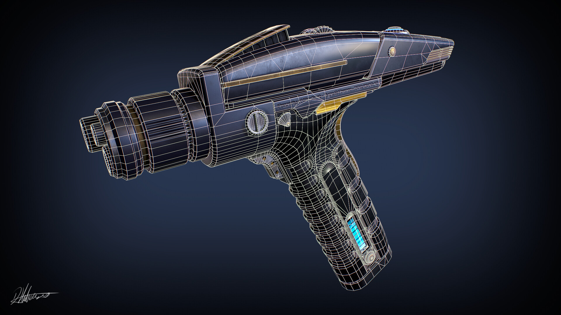 Star Trek Phaser Rifle Blueprints
