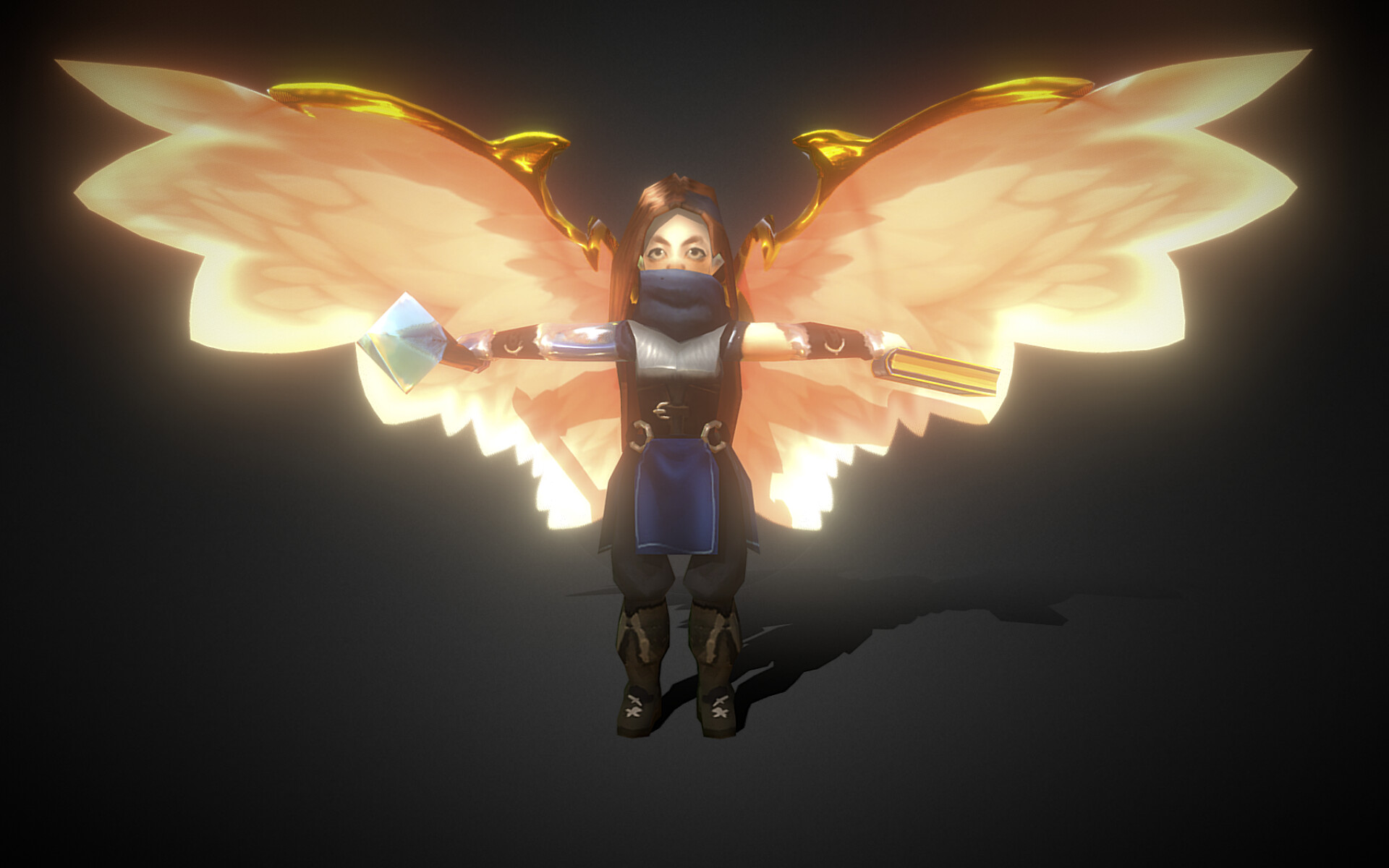 Leonardo Olivieri - Low-Poly-Animated-Fairy-Angel-Wings