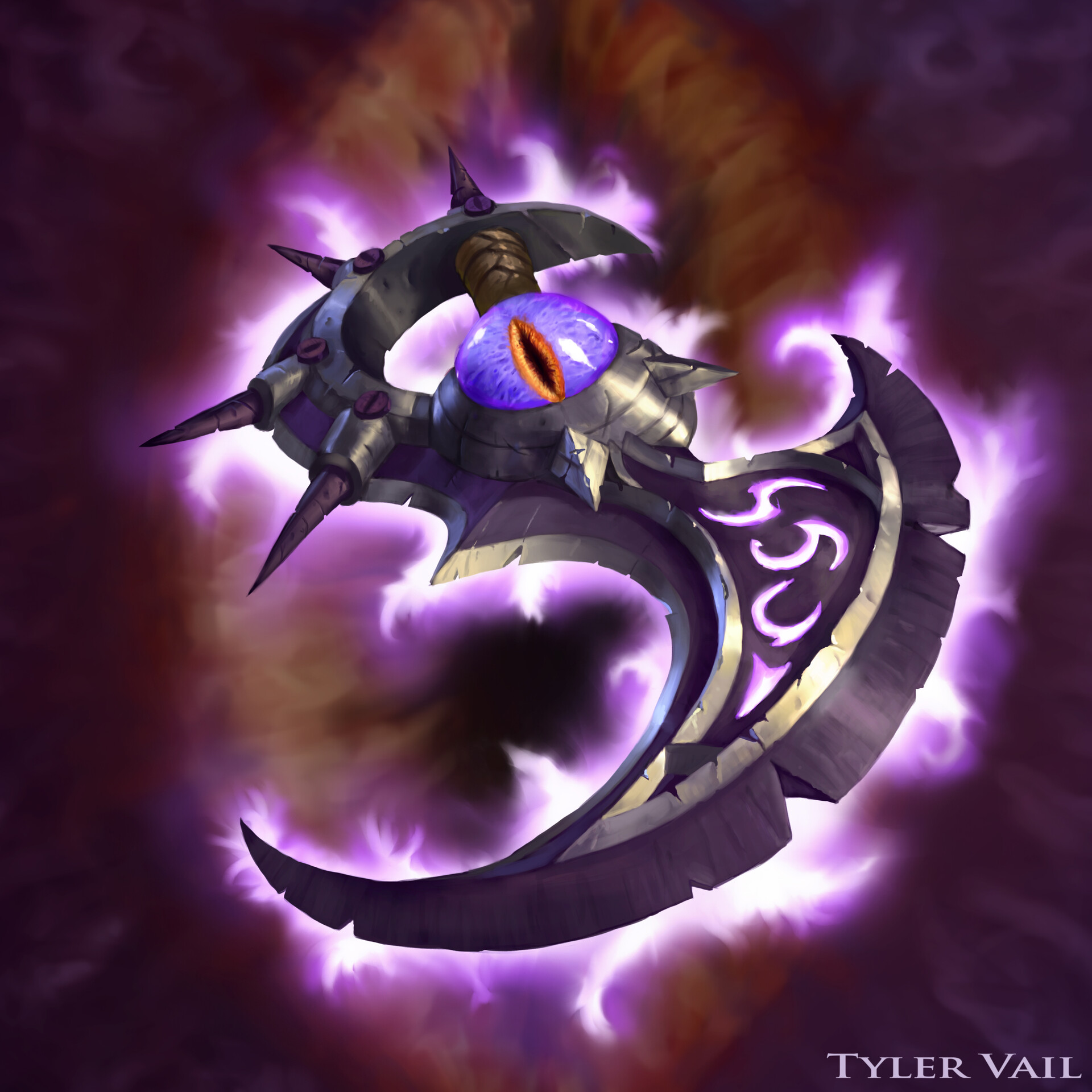 ArtStation - Xal'atath, Blade of the Black Empire. Hearthstone fan art ...