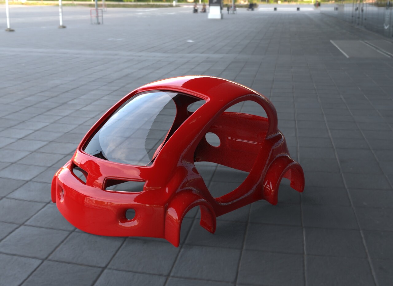 ArtStation - Practice own concept-car body