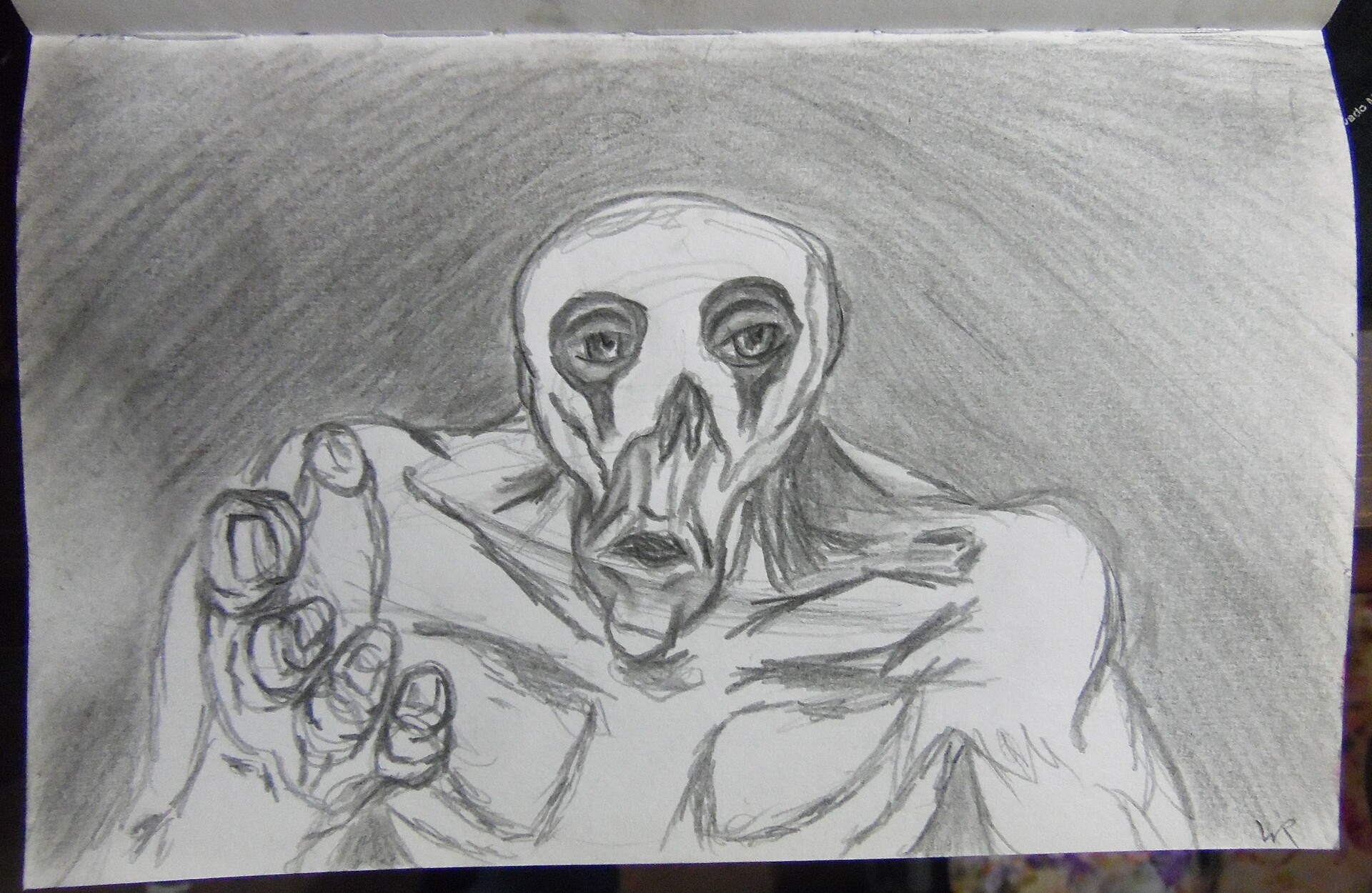 ArtStation - Beseeched from the void concept sketch