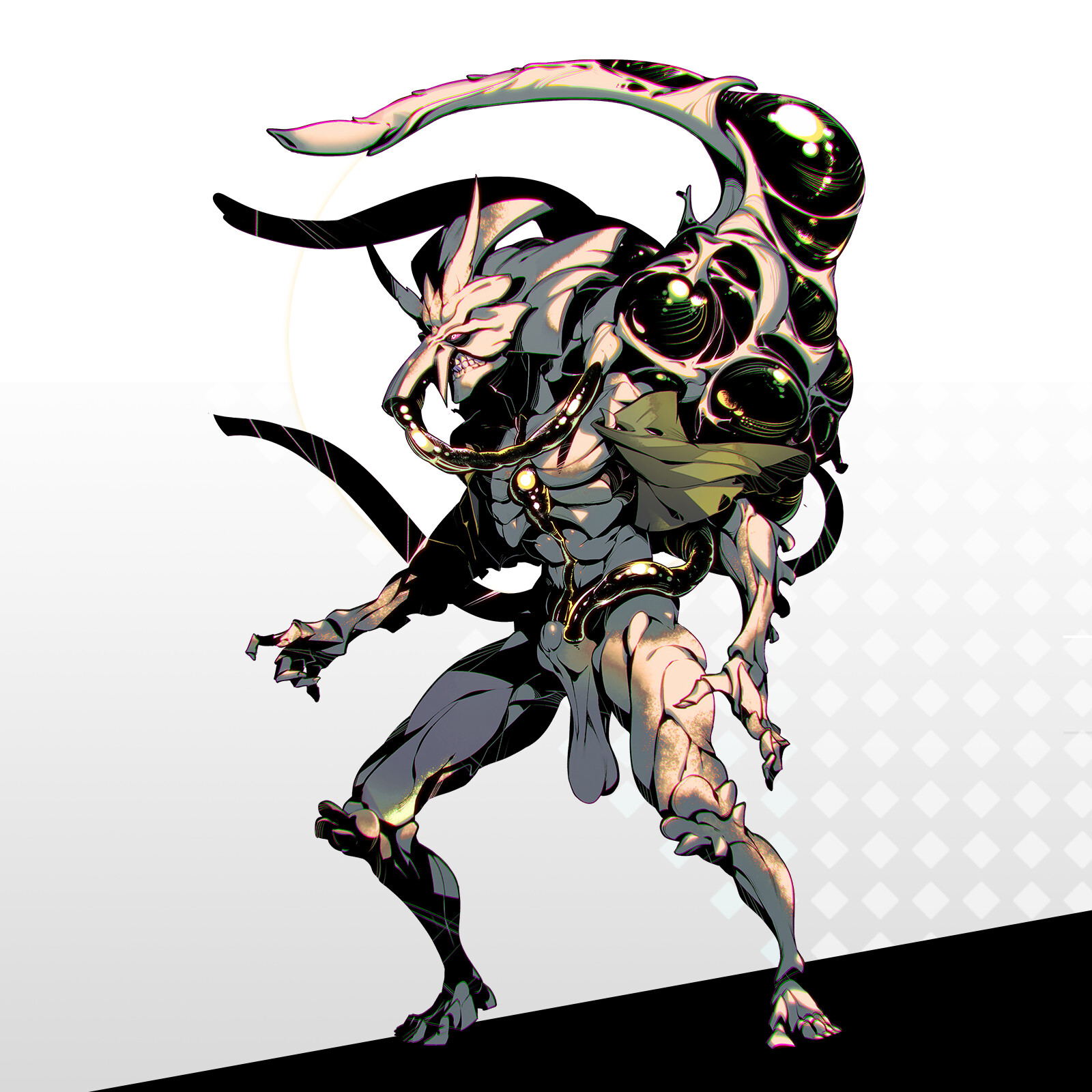 RYUSHiN . - 「凛妖殿」character concept art_enemy