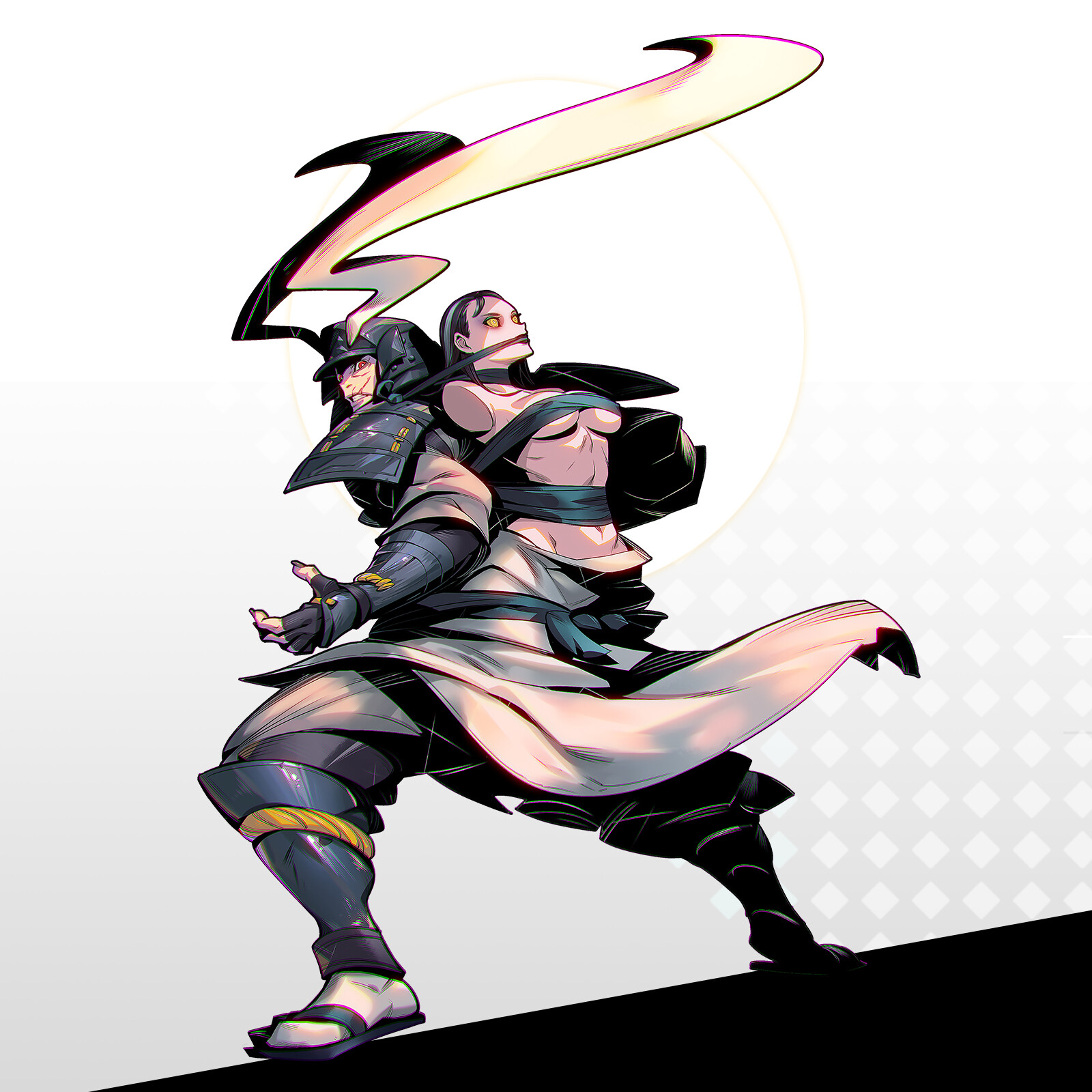 RYUSHiN . - 「凛妖殿」character concept art_enemy