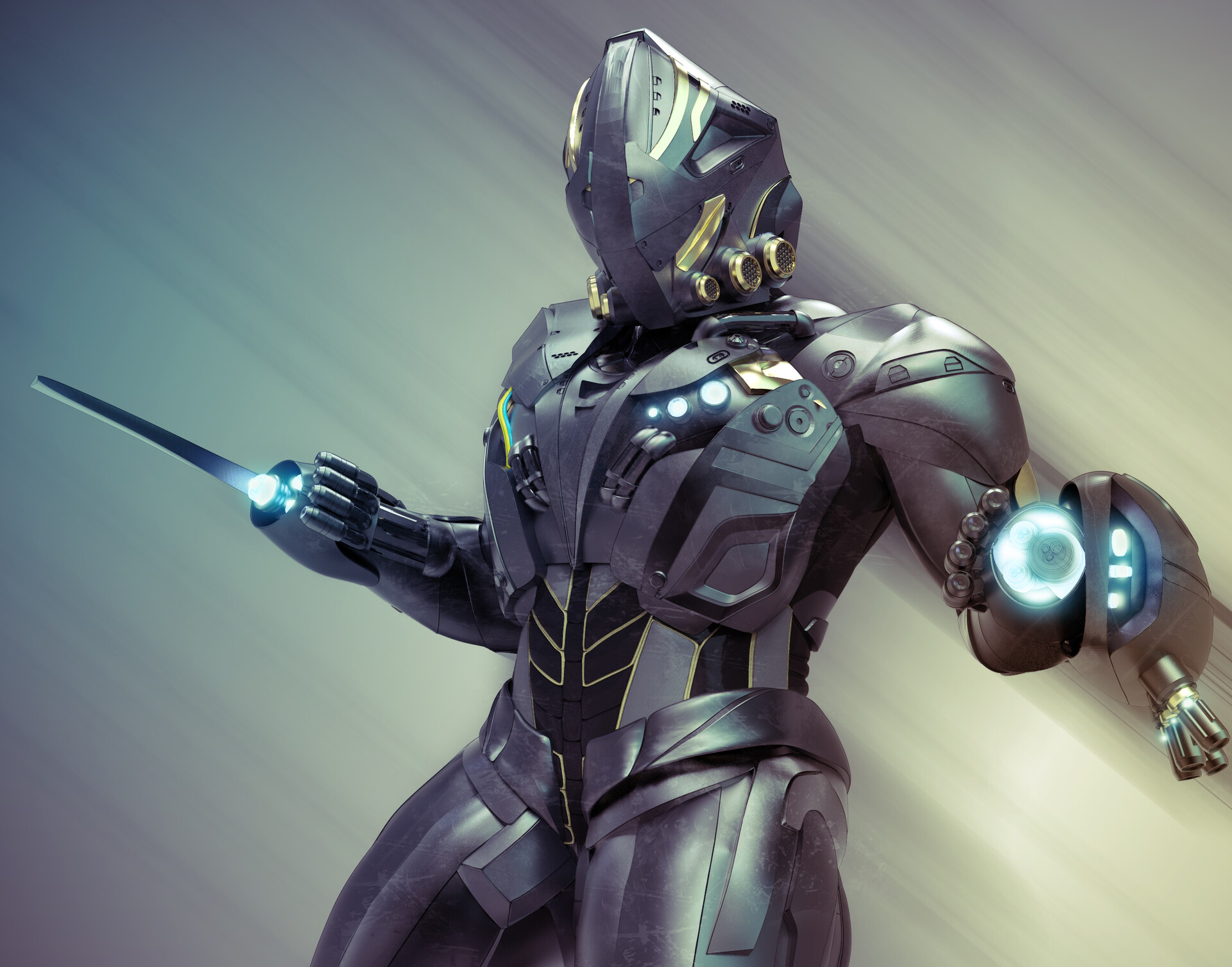 ArtStation - Mech suit