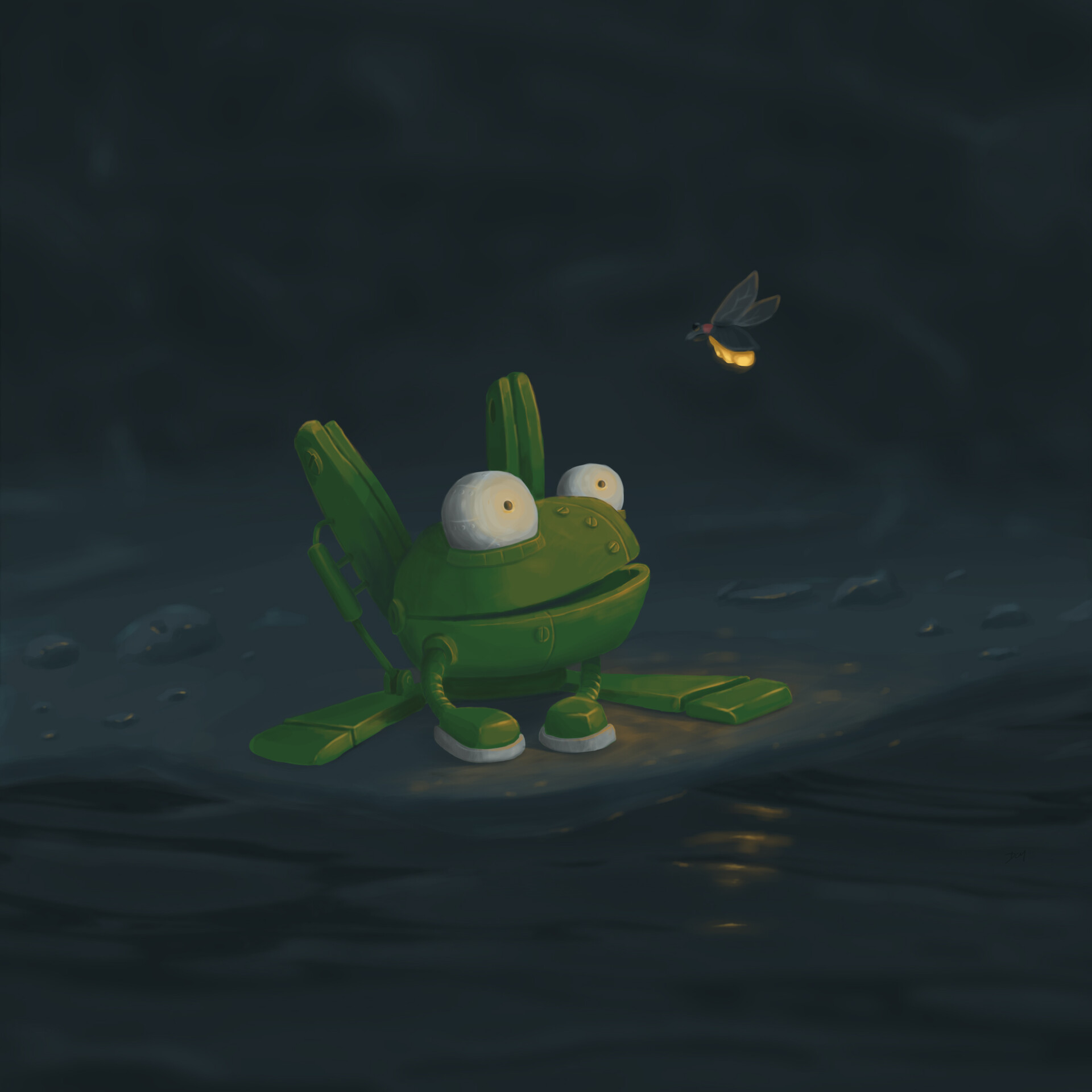 ArtStation - Mechanical frog