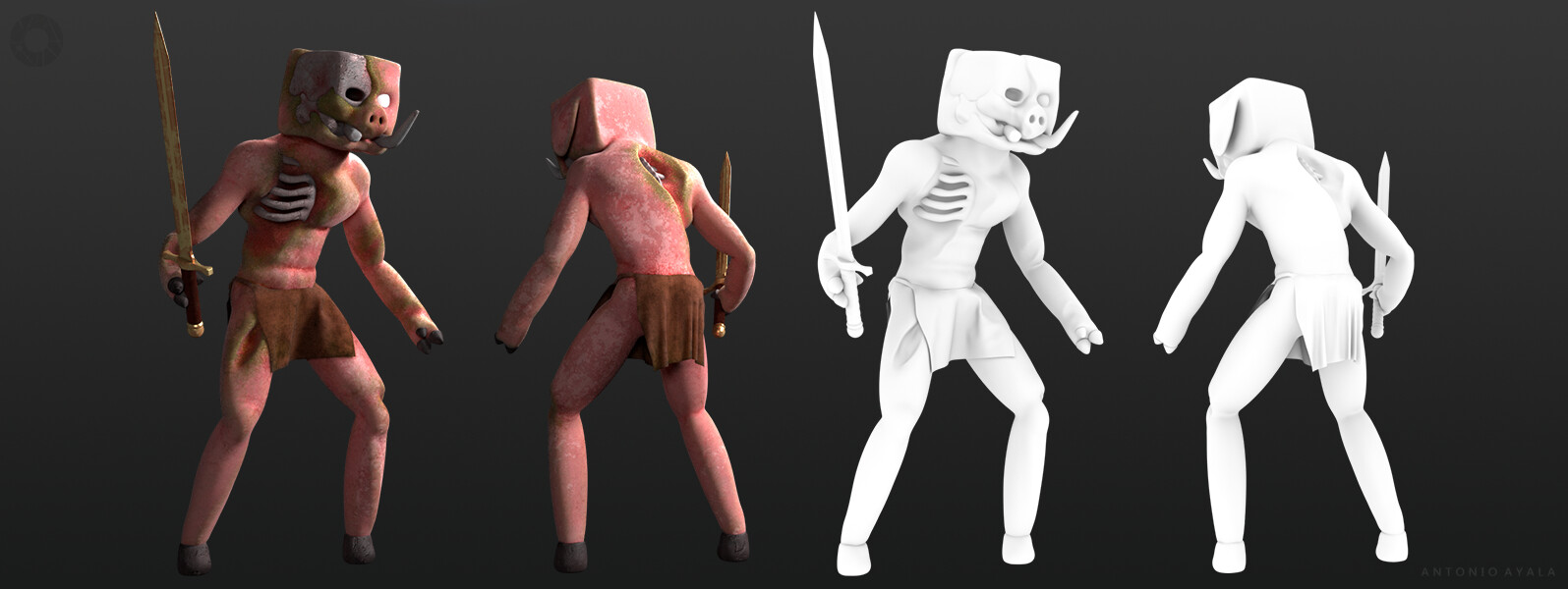 Antonio Ayala - Zombie Pigman | Minecraft Fanart