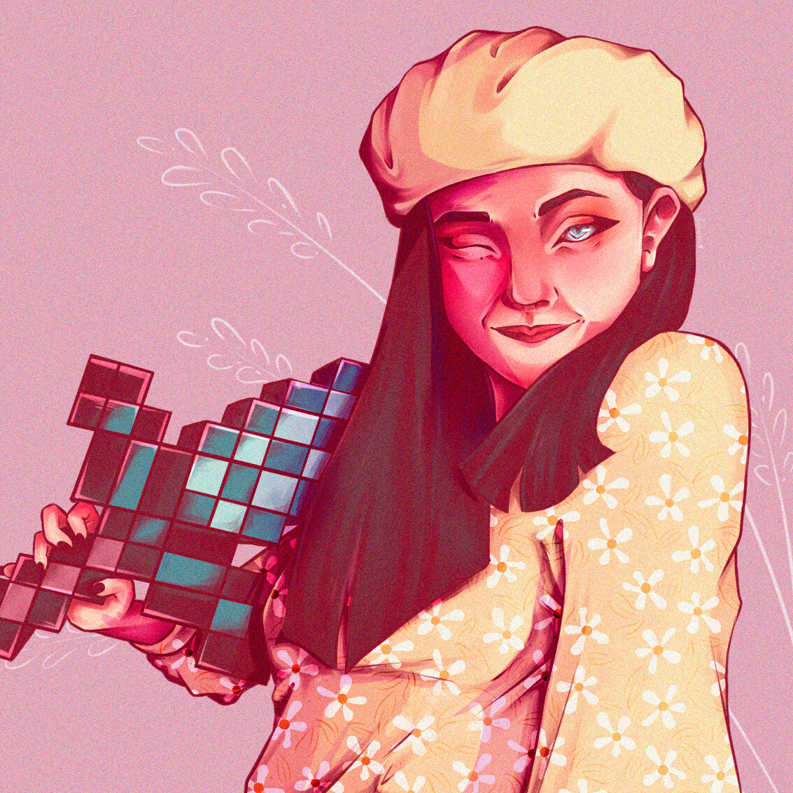 ArtStation - Minecraft girl