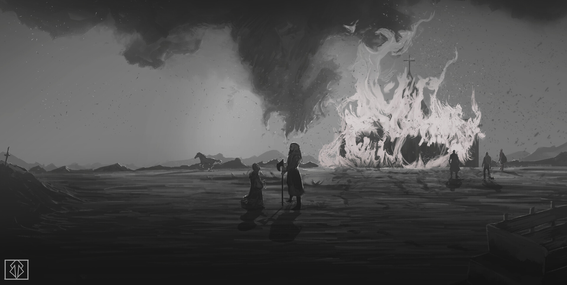 ArtStation - The Viking Raid