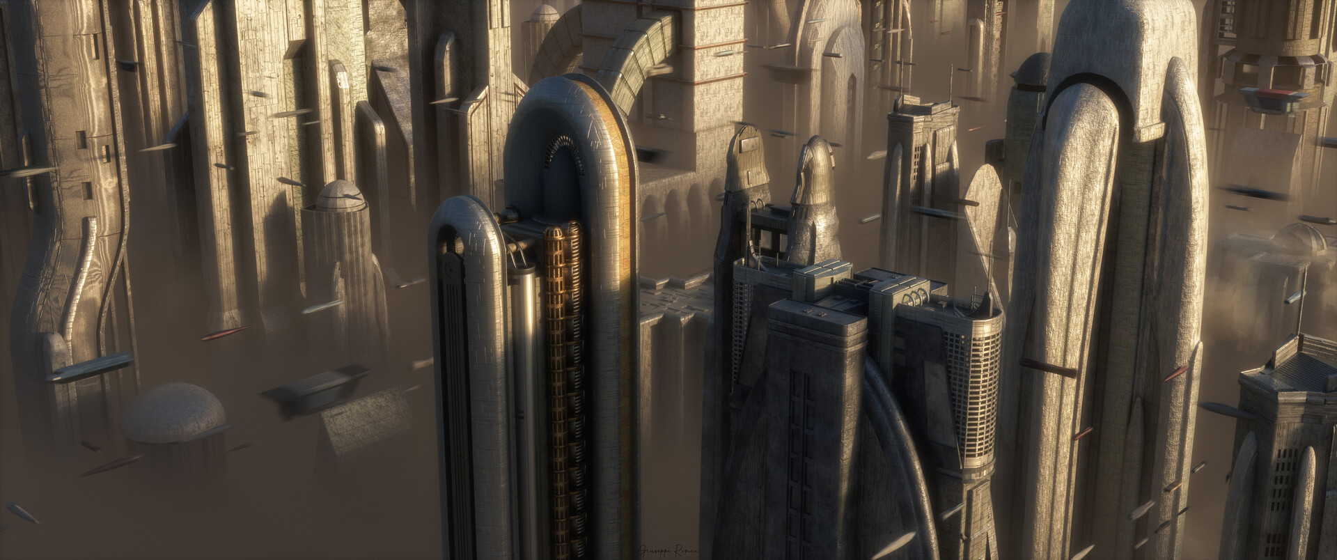 ArtStation - The entire planet is one big city