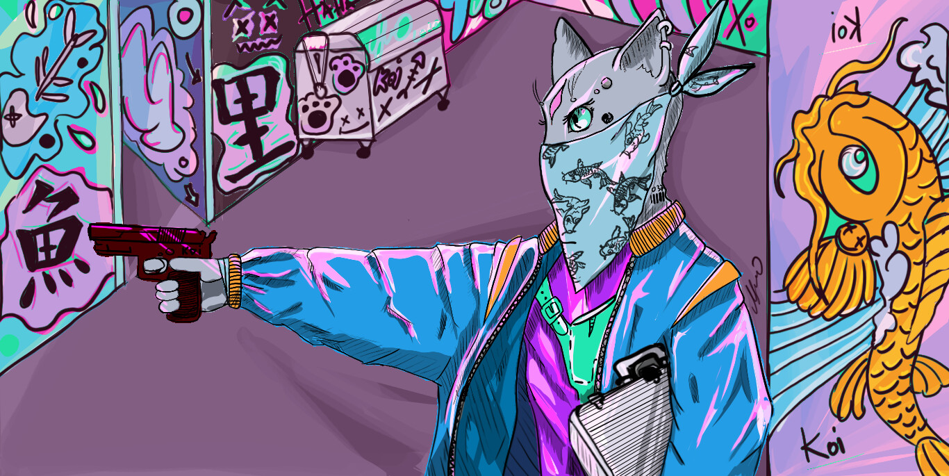 ArtStation - Koi Cat