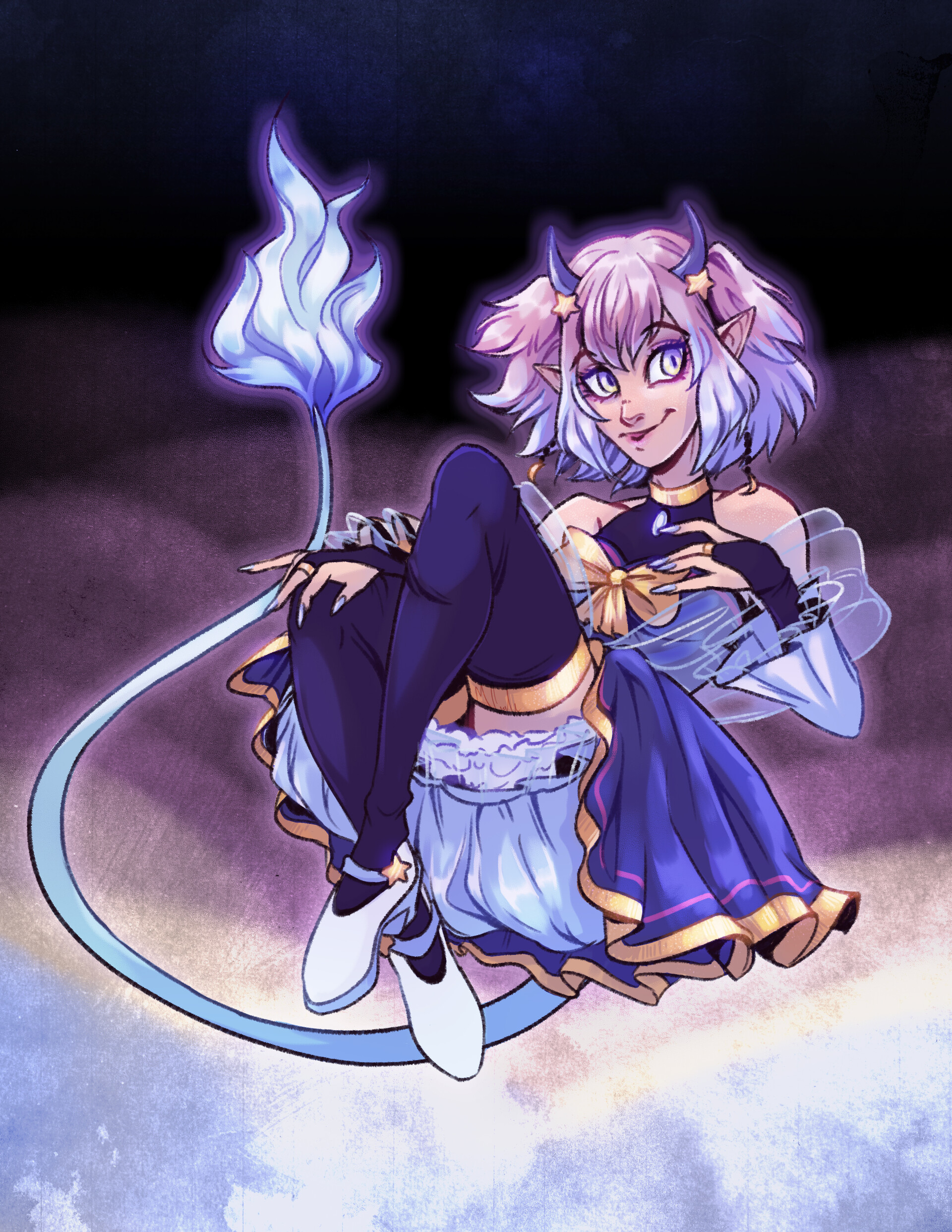 ArtStation - Magical Demon Girl