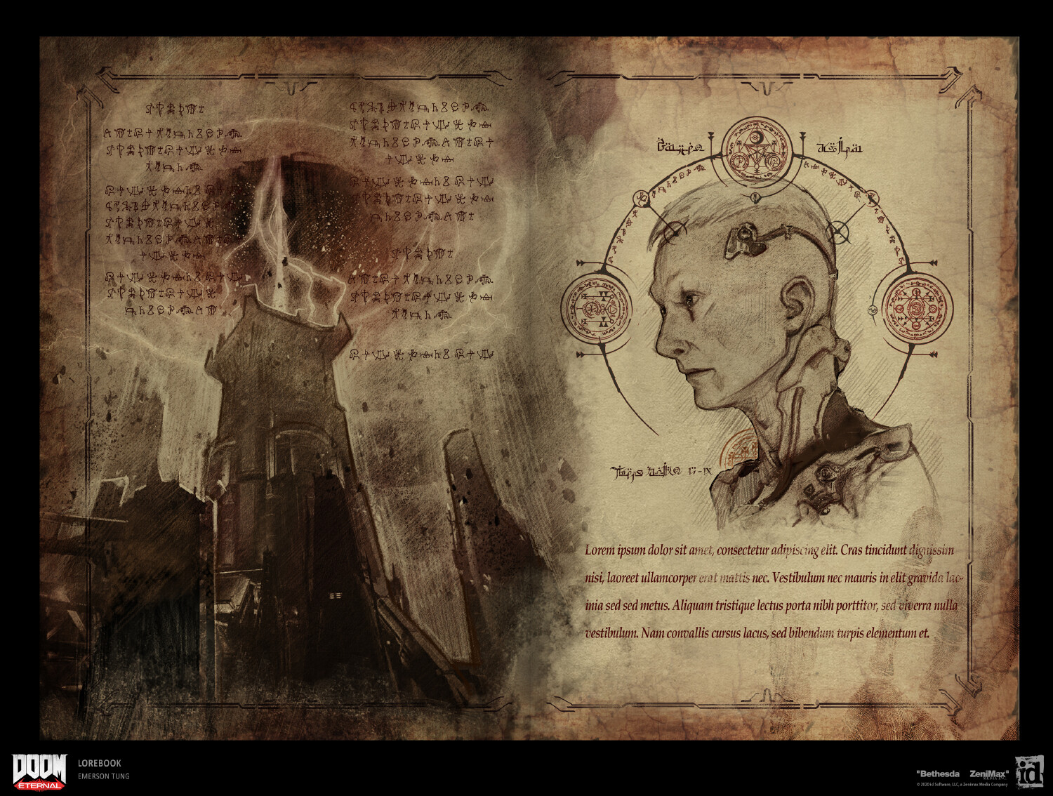 Emerson Tung - DOOM Eternal - Collector's Edition Lorebook