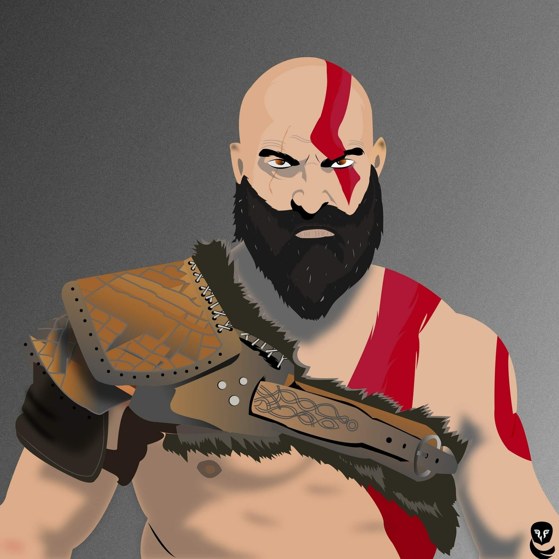ArtStation - GOW's Kratos