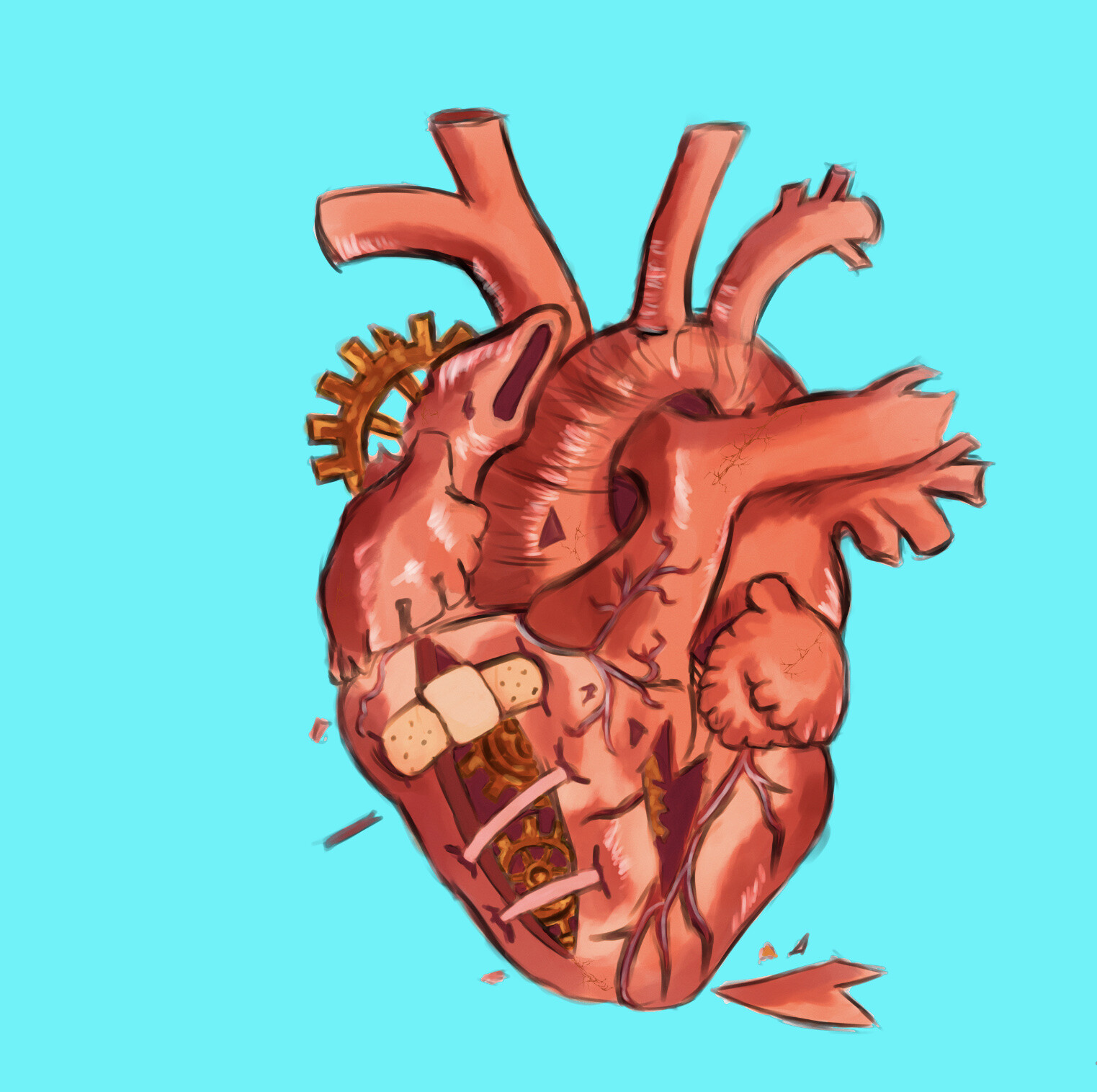 ArtStation - Breaking heart