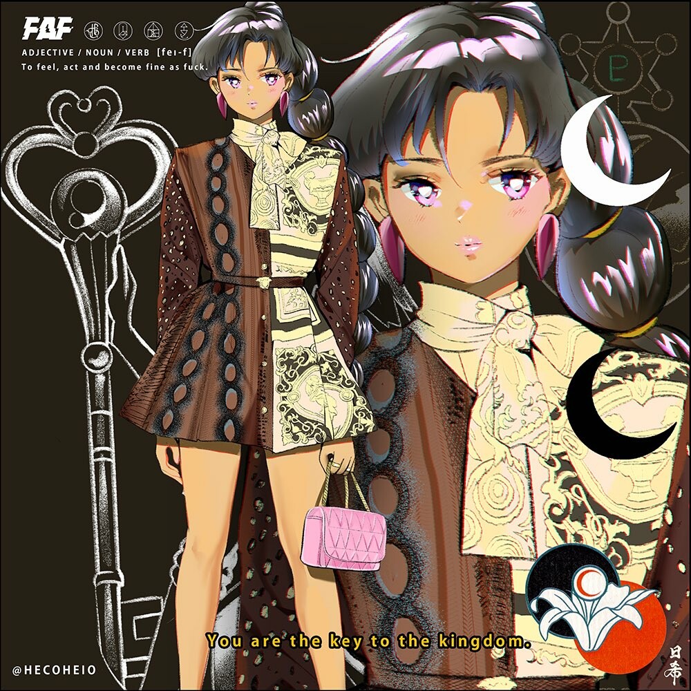 ArtStation - Setsuna - Sailor Pluto - HECOHEIO