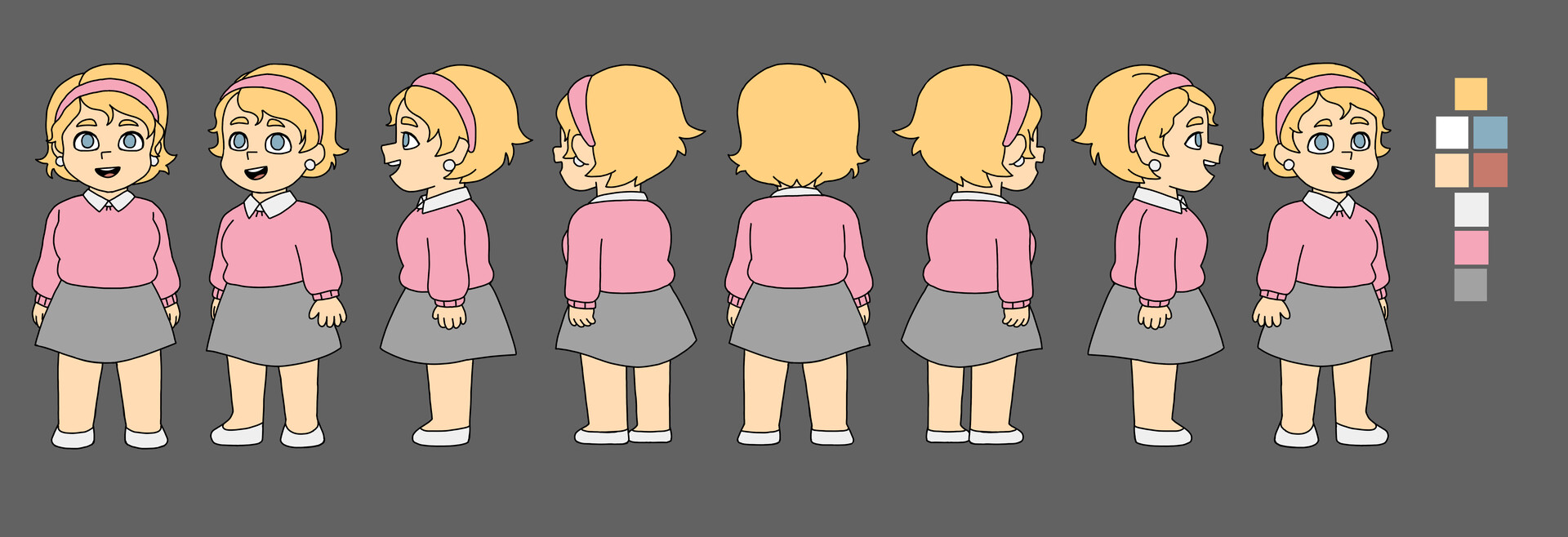 ArtStation - Woman Turn-Around Sheet