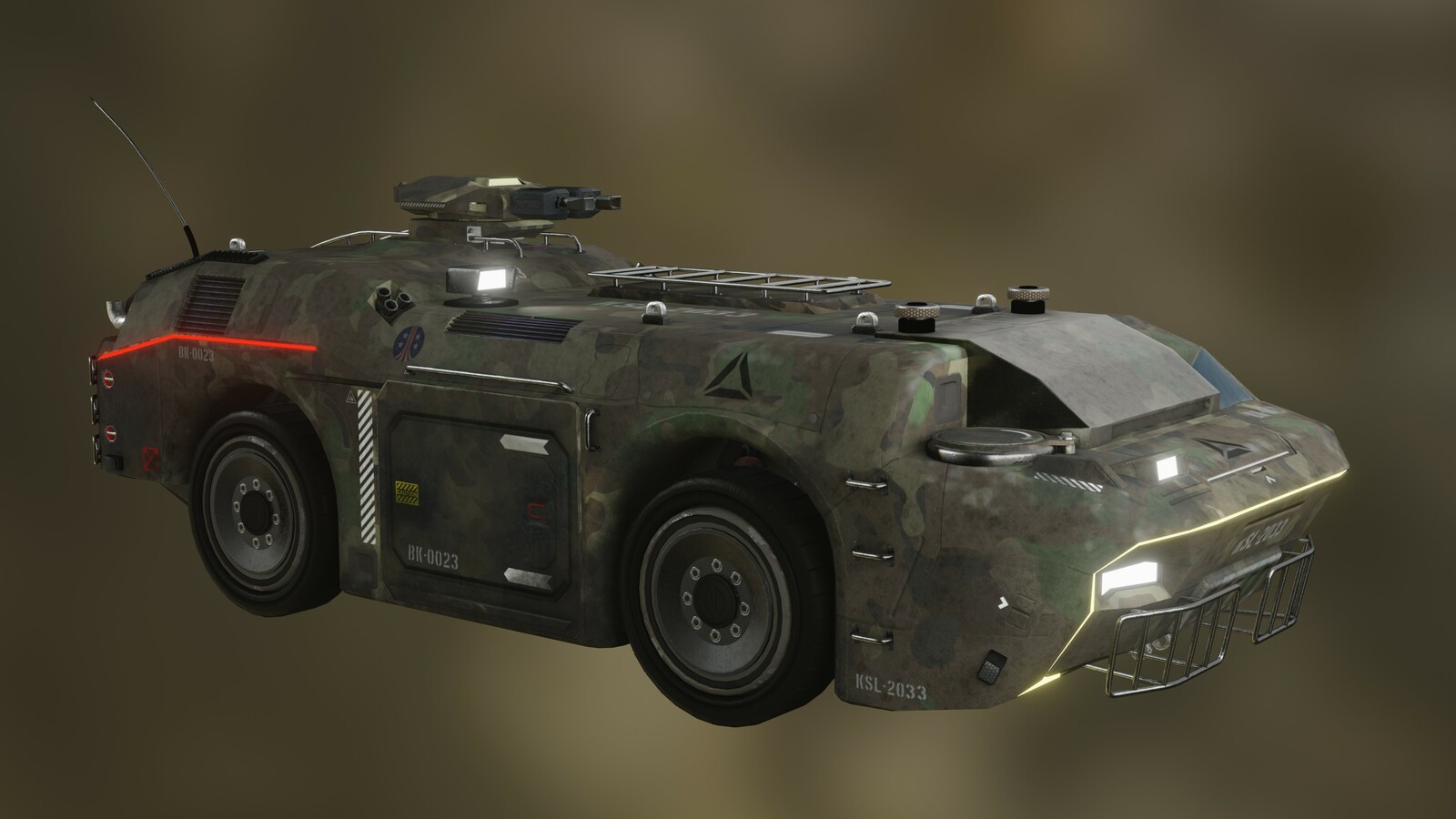 Marcin Kowalski - APC M757 - "City" version of Alien Colonial Marine M577