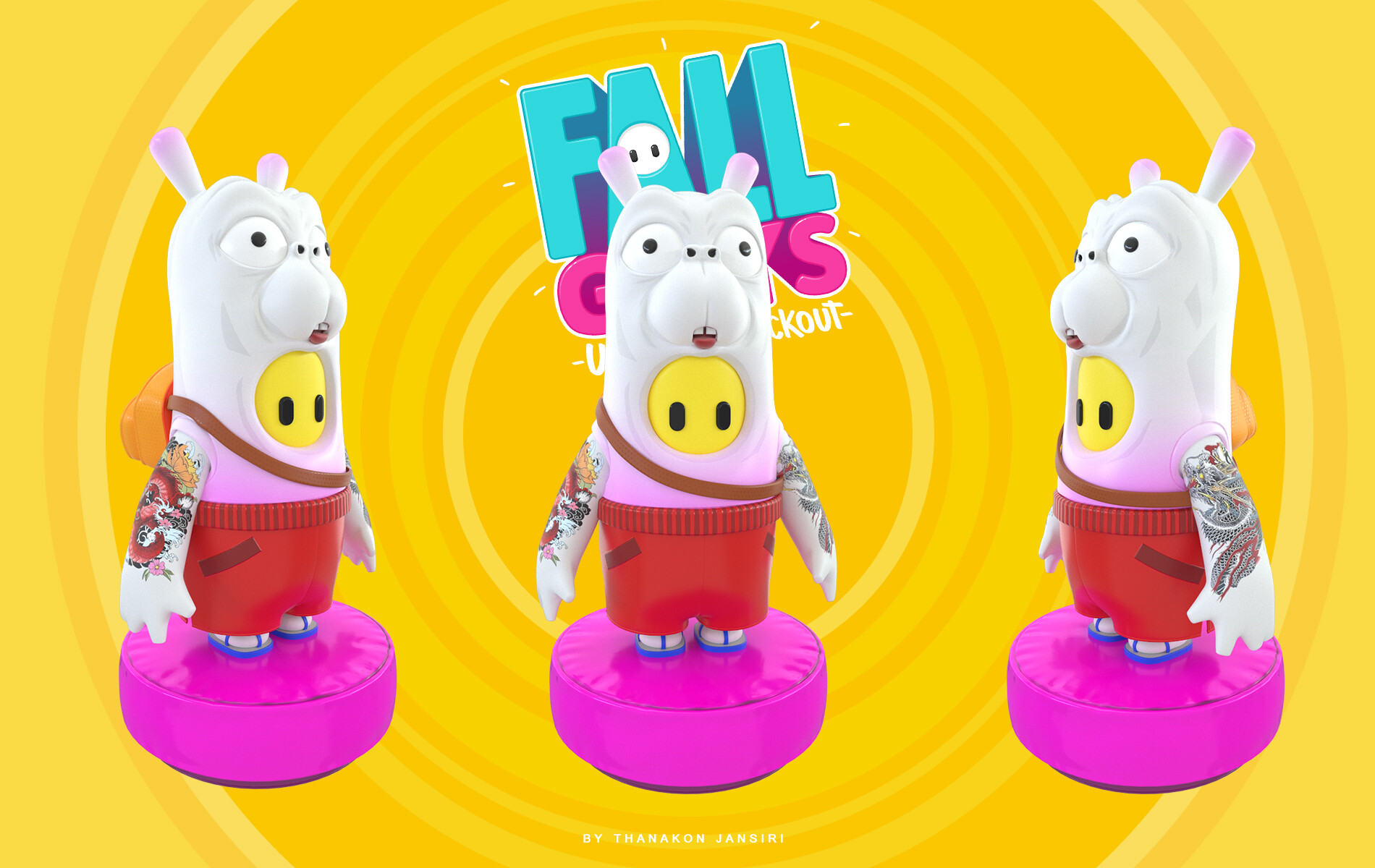 ArtStation - Fall Guys Fan Outfit