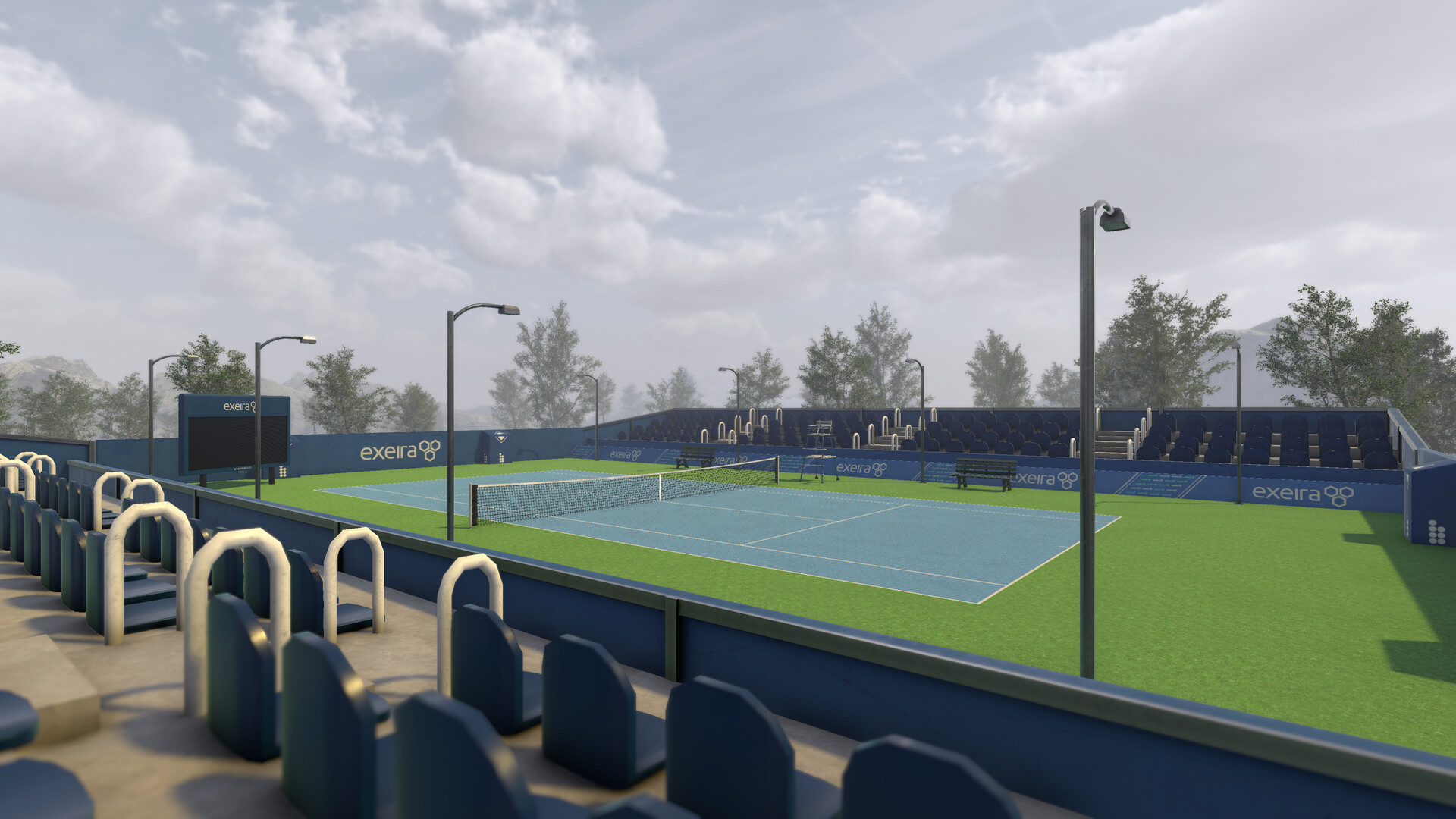 ArtStation - VR Tennis Environment