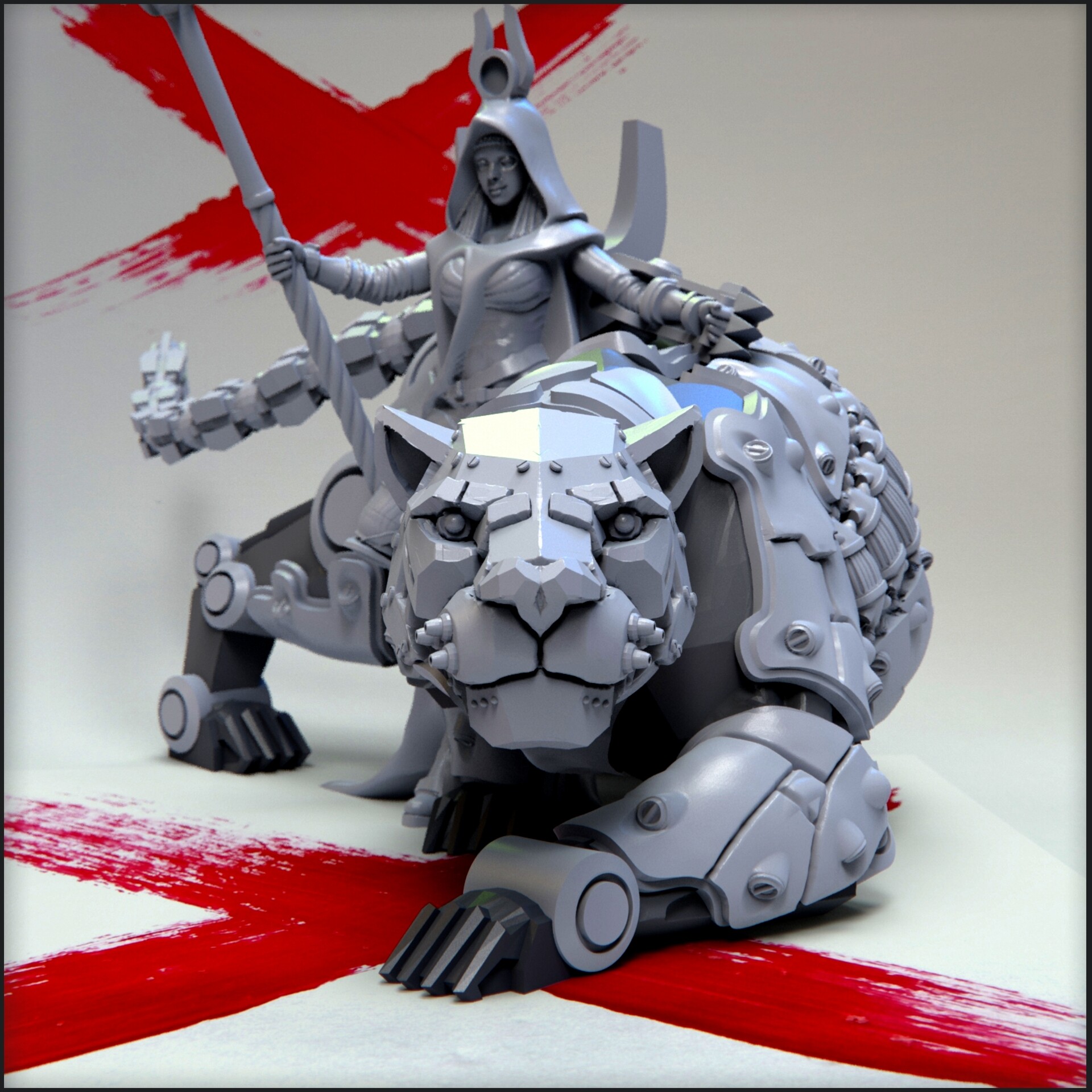 ArtStation - Sphinx, Lords of Hellas board game.