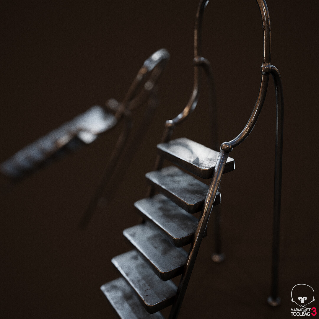 ArtStation - Metal Ladder
