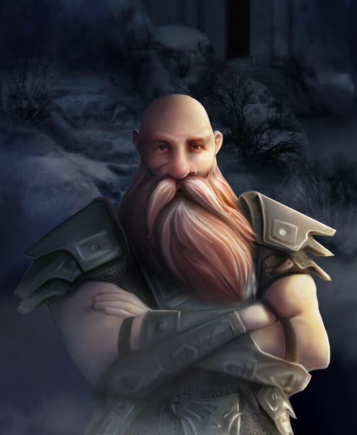 ArtStation - Dwarf: OC for the book - The Legend of the Highborn