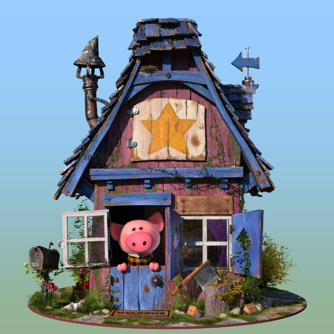 ArtStation - Mr. Piggy's little house
