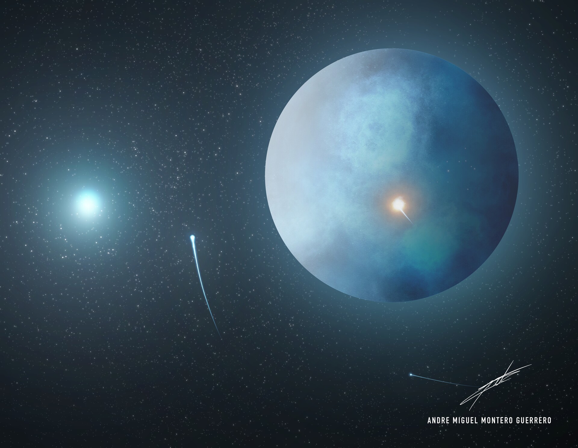 ArtStation - GIGANTE “JÚPITER” + COMETAS