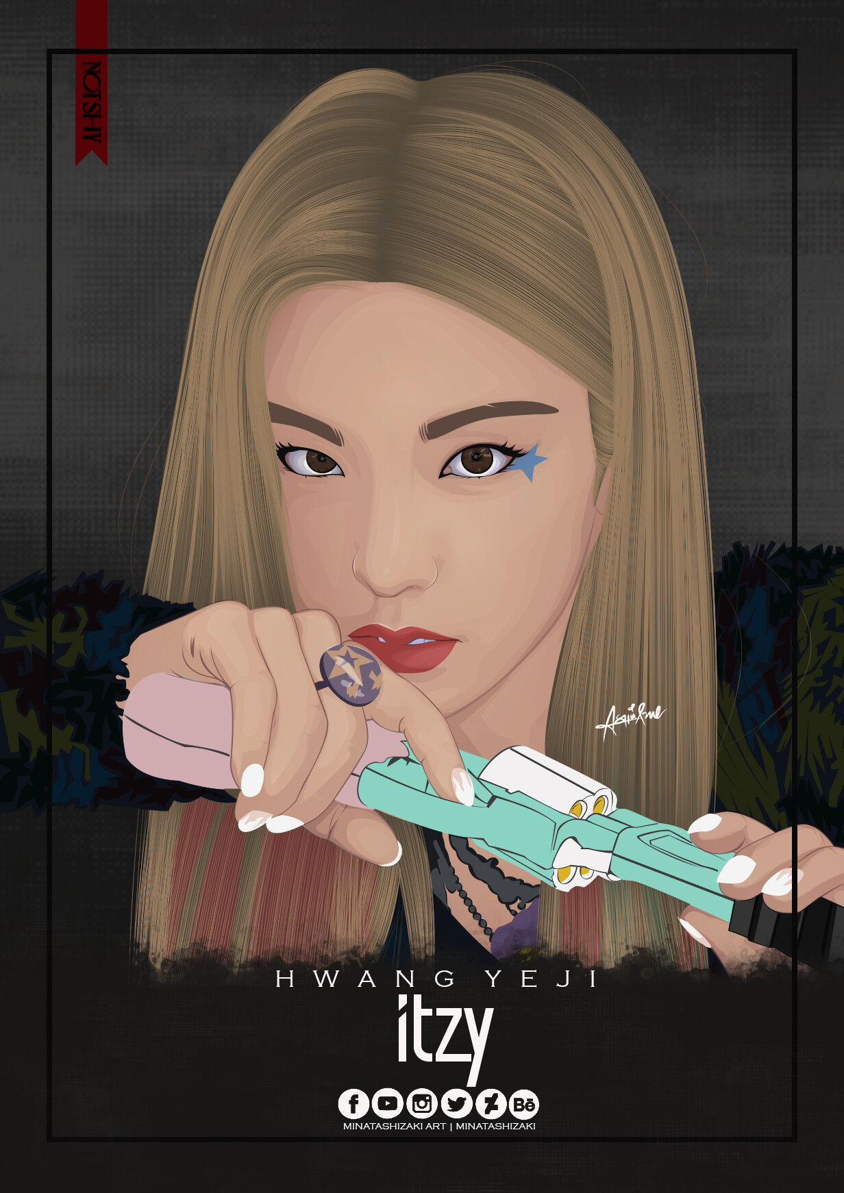ArtStation - ITZY - Hwang Yeji (NOT SHY)