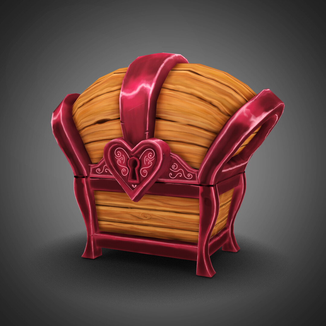 ArtStation - Heart Treasure Chest