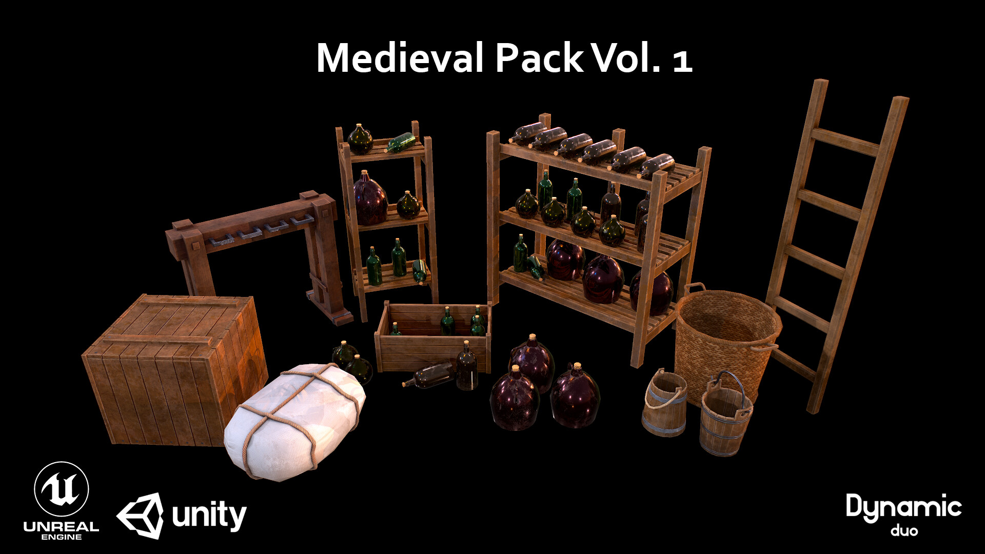 ArtStation - Medieval Pack Vol.1 | Props Artstation Store