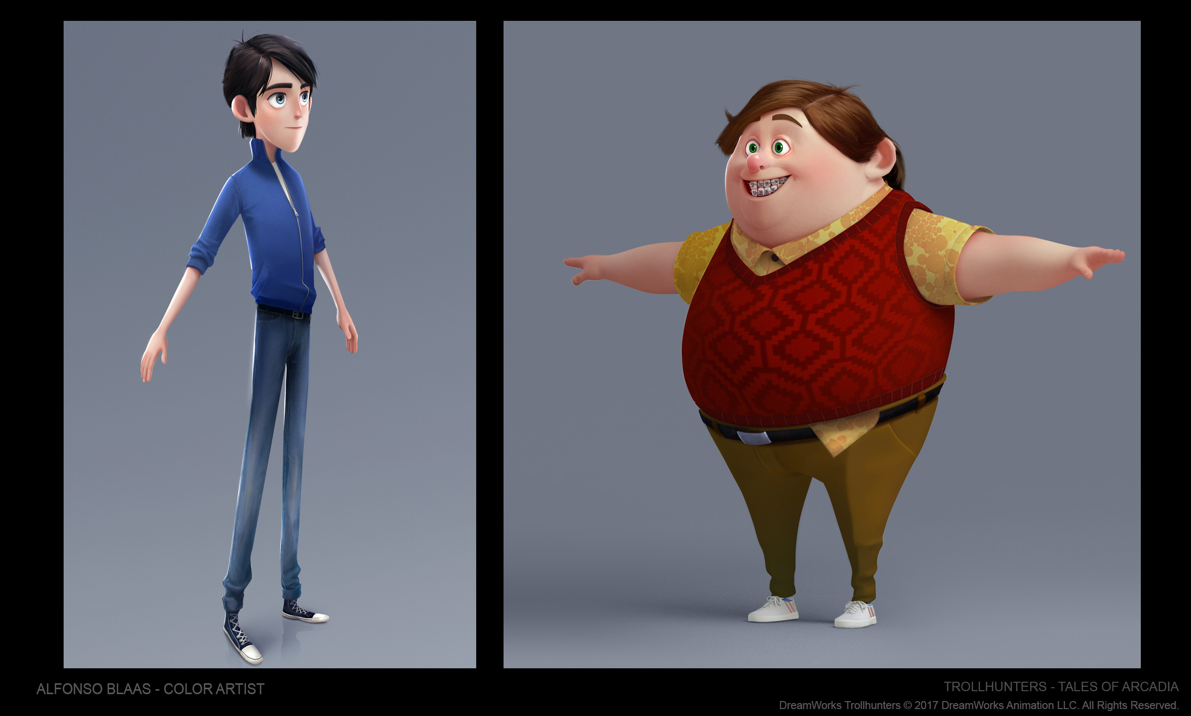 Alfonso Blaas - Trollhunters artwork