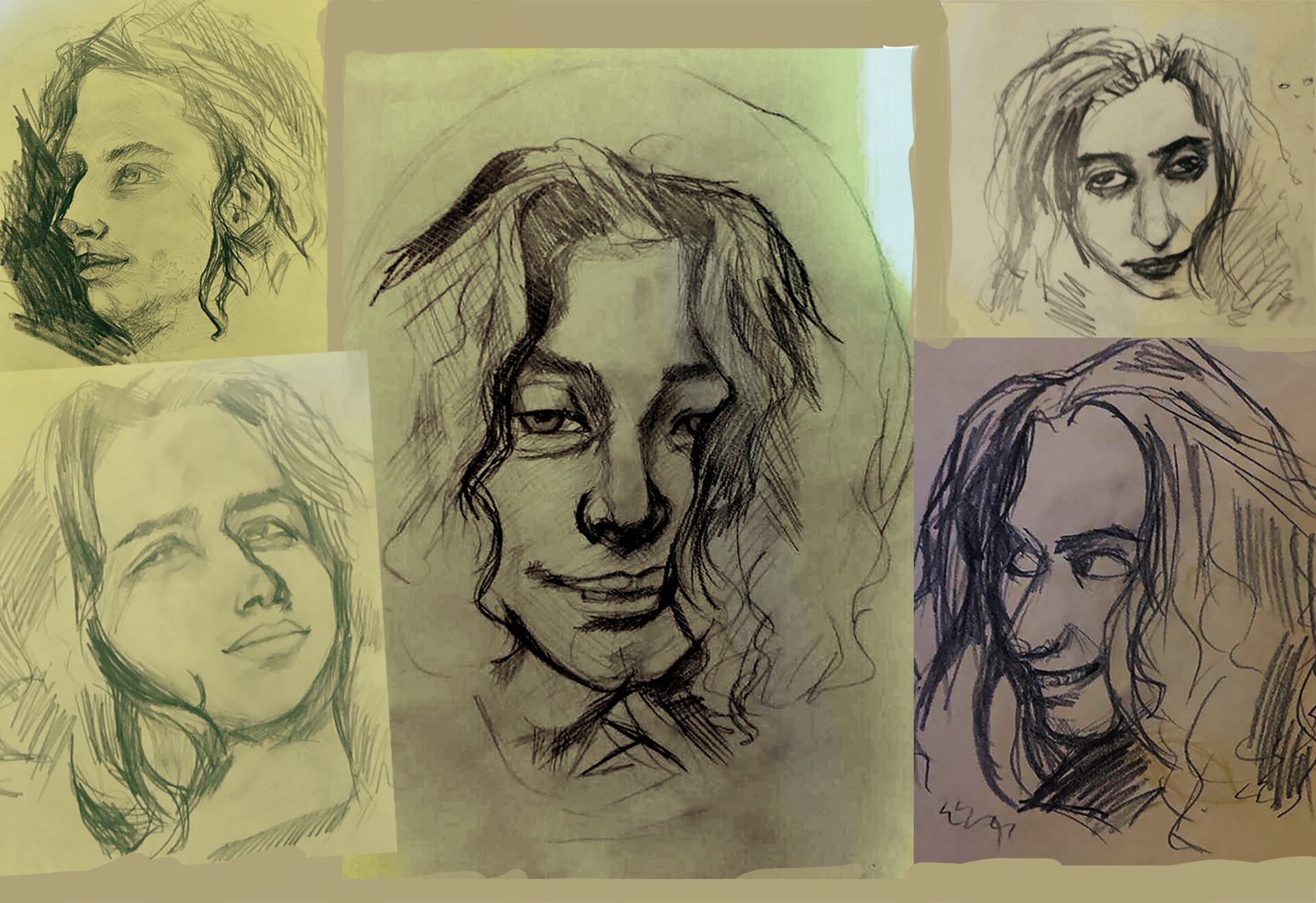 ArtStation - The series of portraits of my gorgeous boyfriend