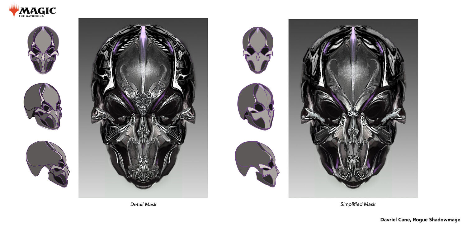 Rebecca On - Davriel Cane, Rogue Shadow Mage - Planeswalker Concept