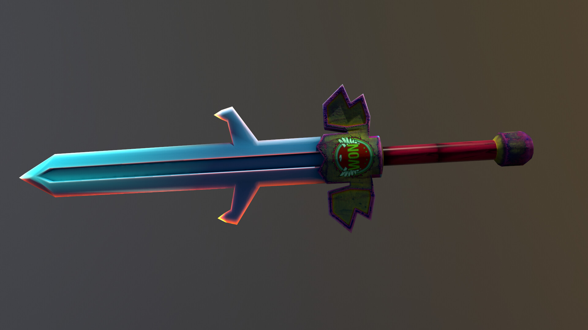 ArtStation - low poly game sword