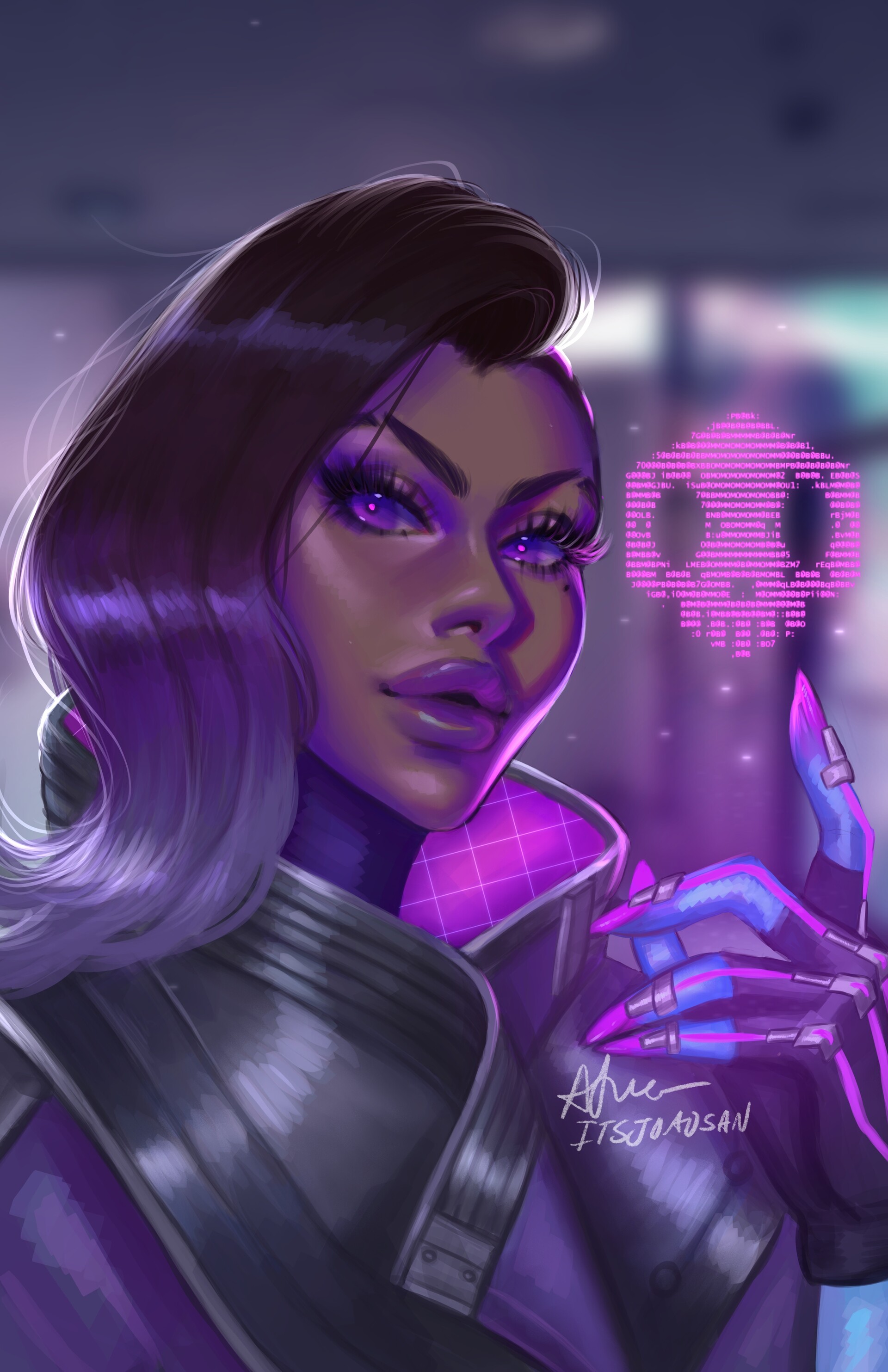 ArtStation - sombra overwatch