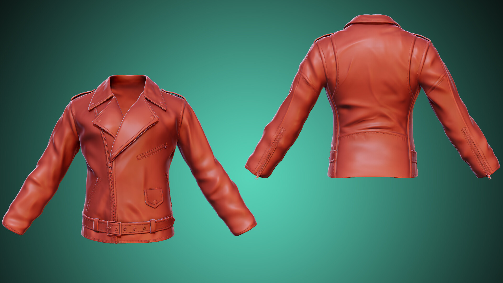 ArtStation - biker jacket