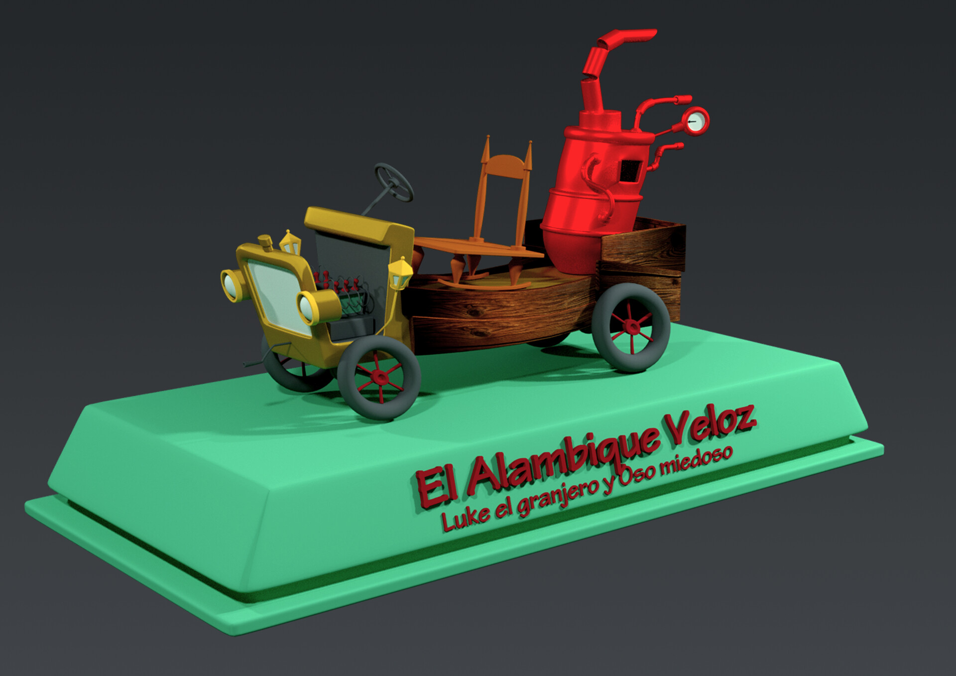 ArtStation - Wacky Races The Arkansas Chuggabug
