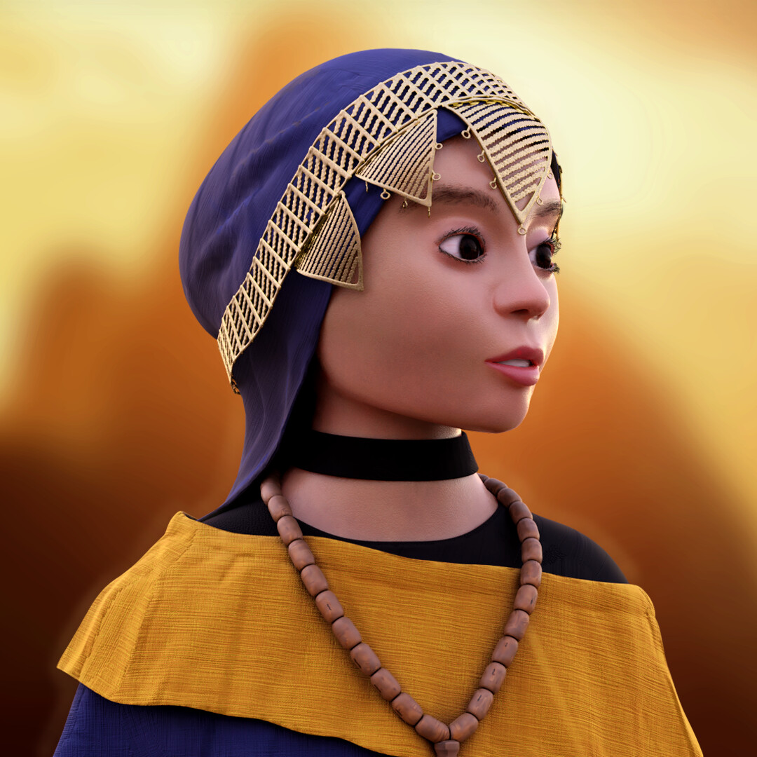 ArtStation - Ethiopian Girl Harari