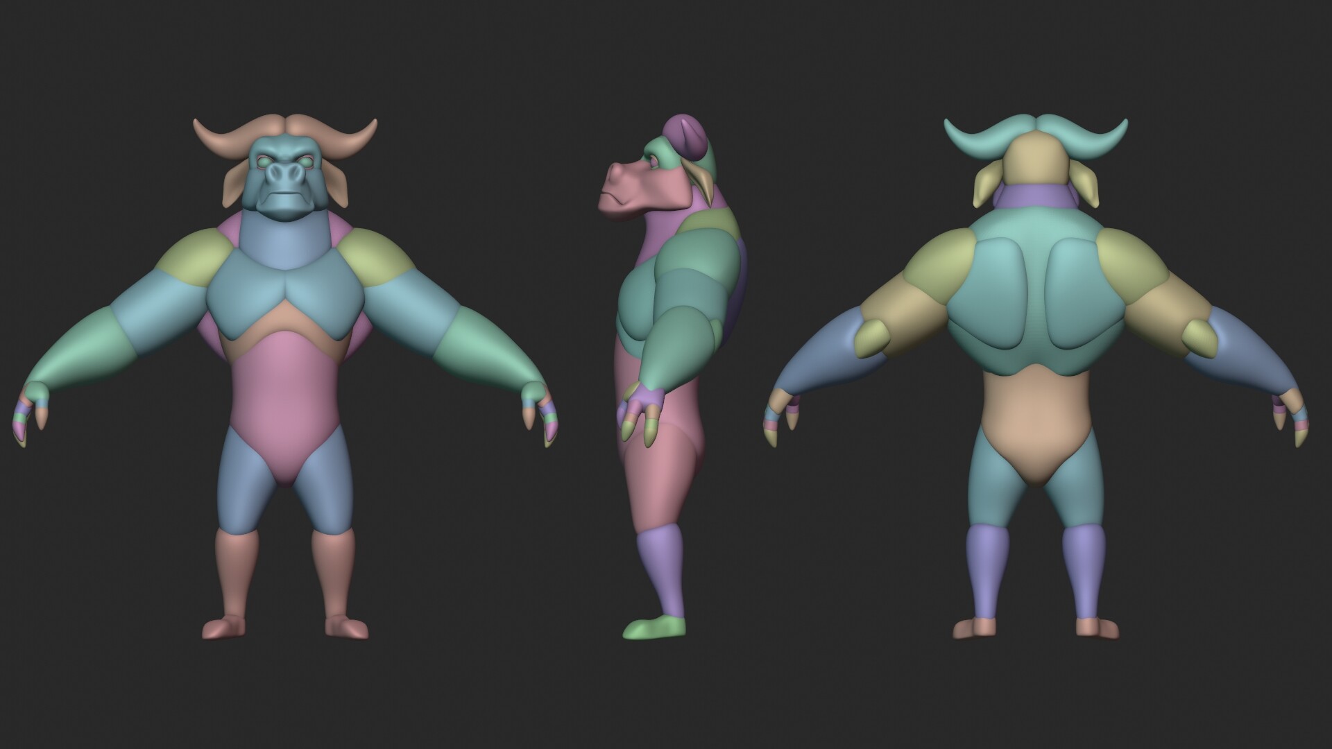 George Zaky - Characters Base Meshes (free download)