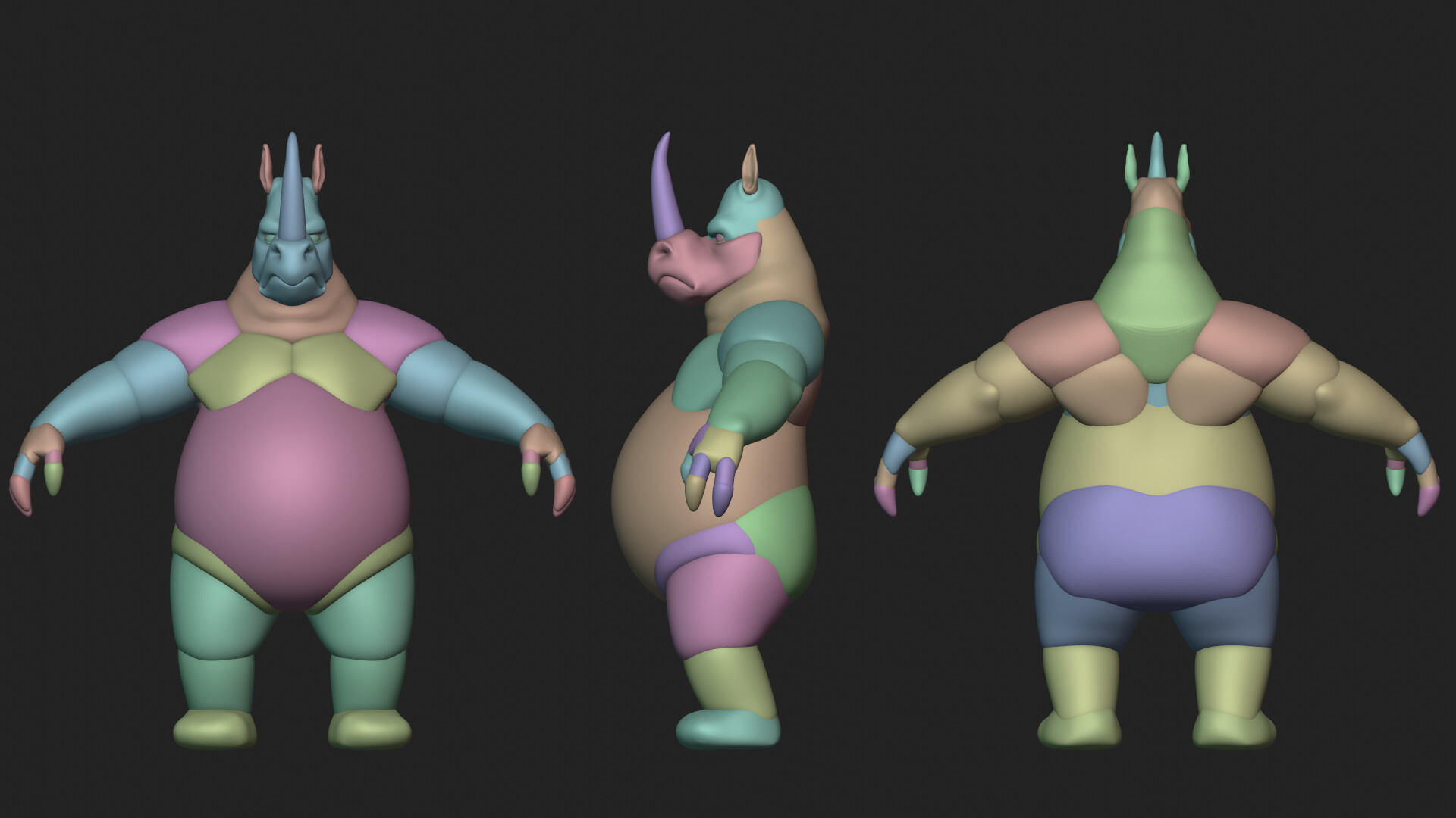 George Zaky - Characters Base Meshes (free download)
