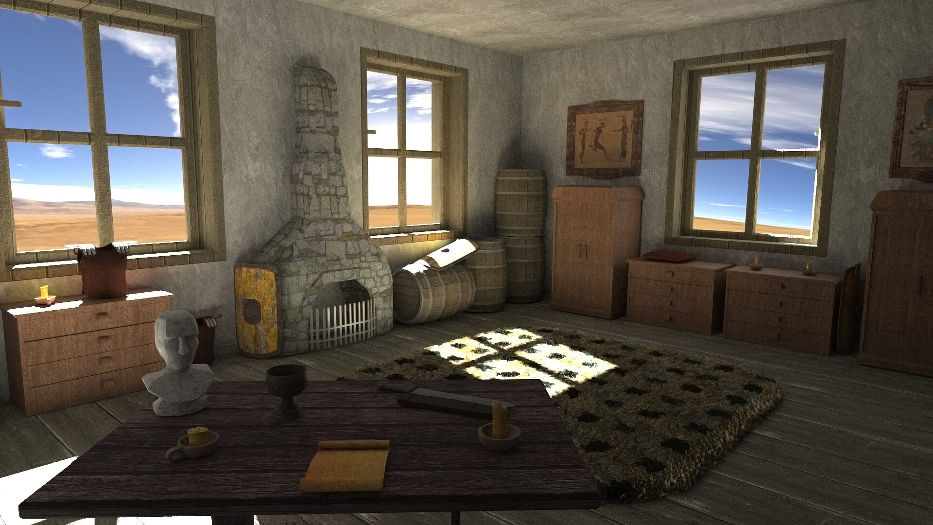 ArtStation - "roman room"