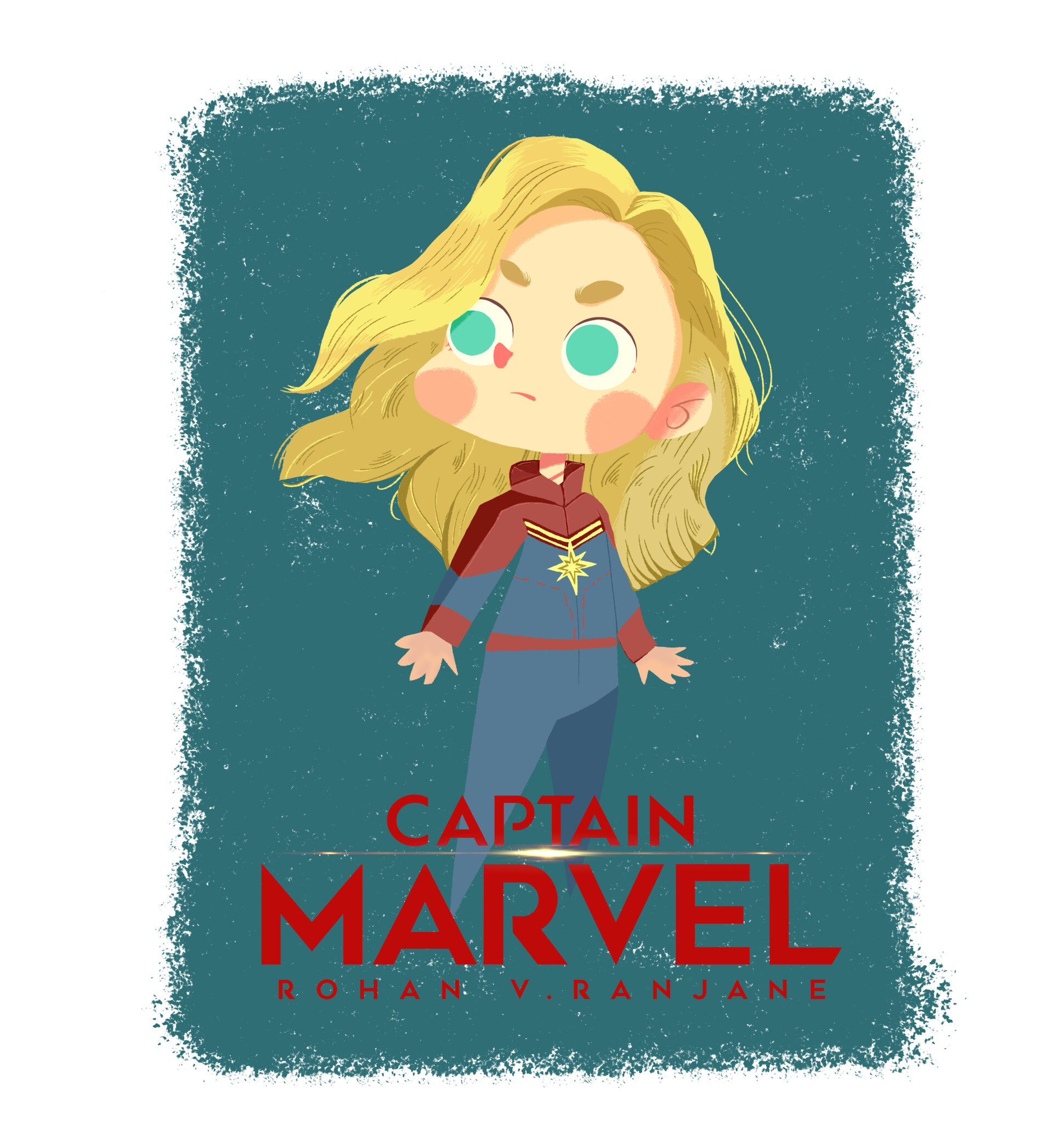 ArtStation - CAPTAIN MARVEL ANIME ART