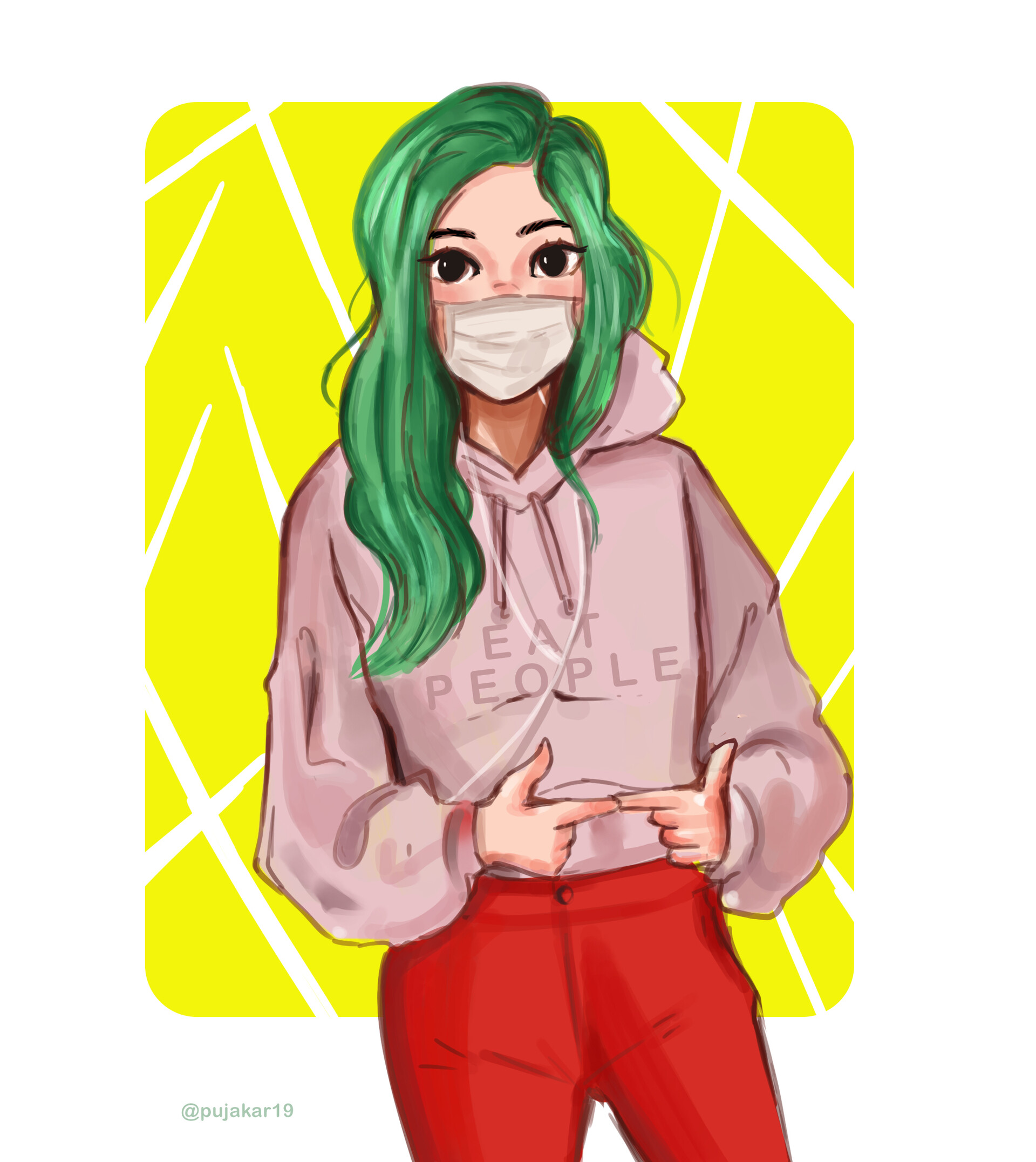 ArtStation - Mask Girl