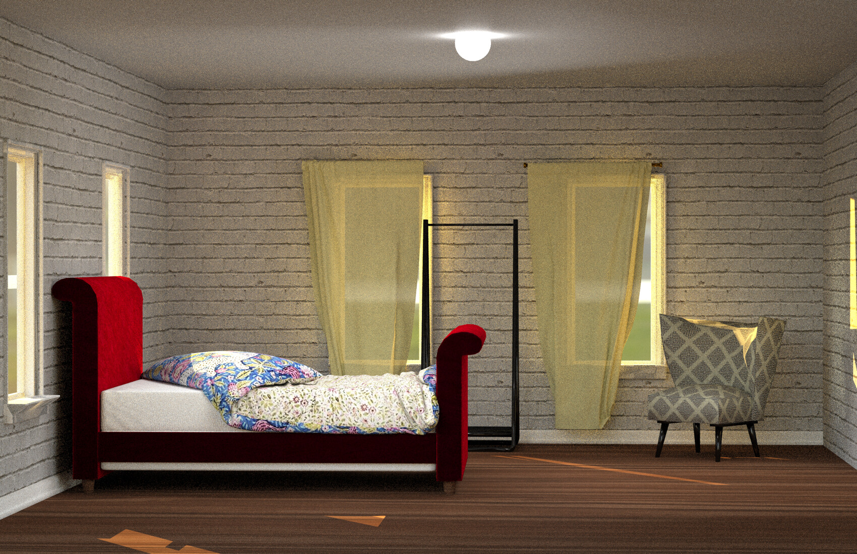 ArtStation - Apartment Lighting Test URBN