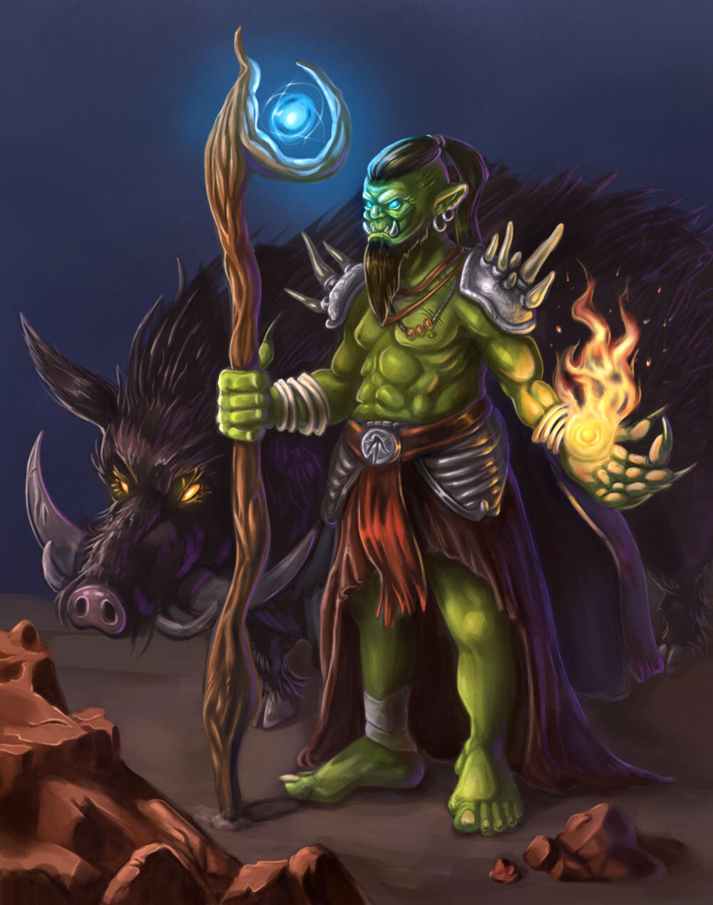 ArtStation - Orc mage
