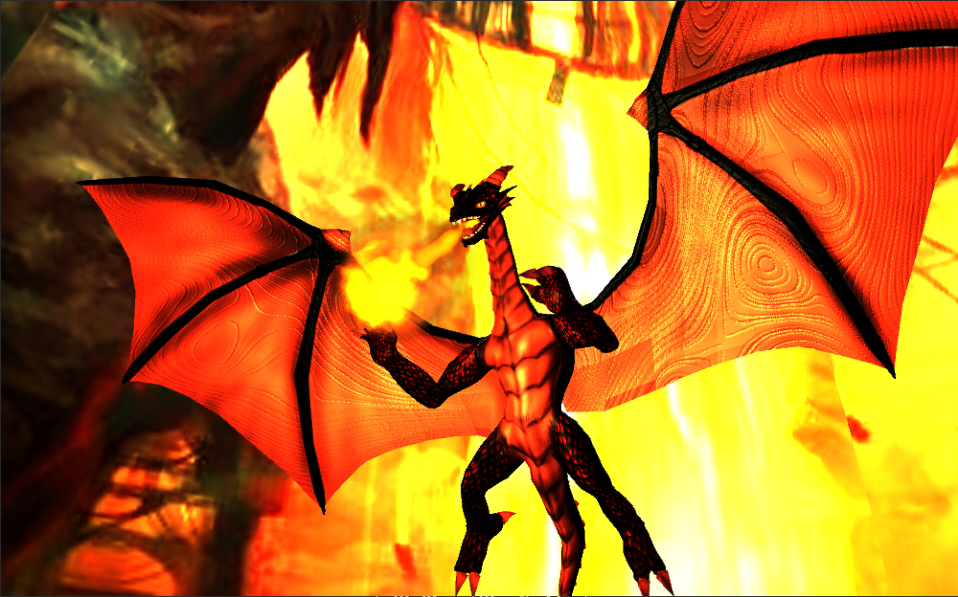 ArtStation - Hell Flame Dragon