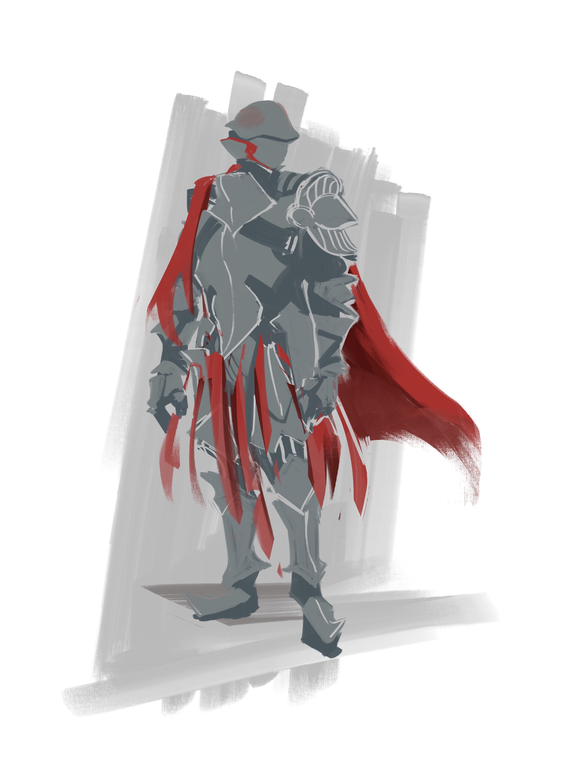 ArtStation - Armor Silhouette Speed Studies
