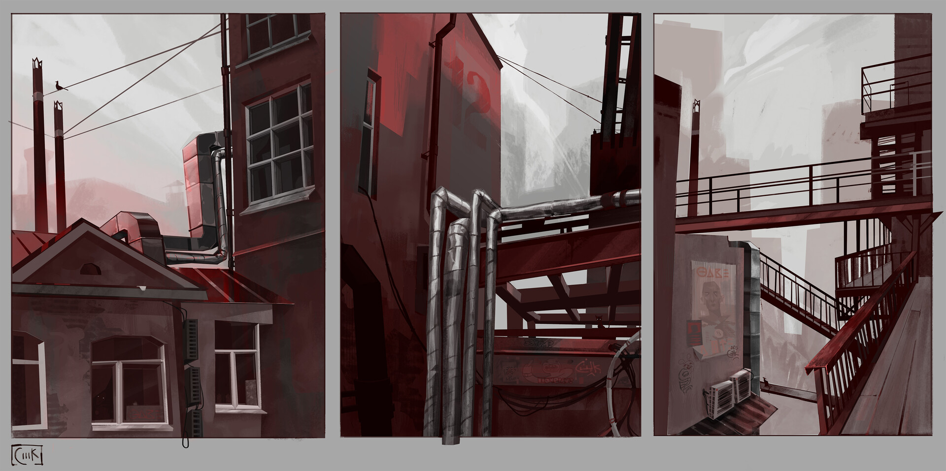 ArtStation - Zavod the Triptych